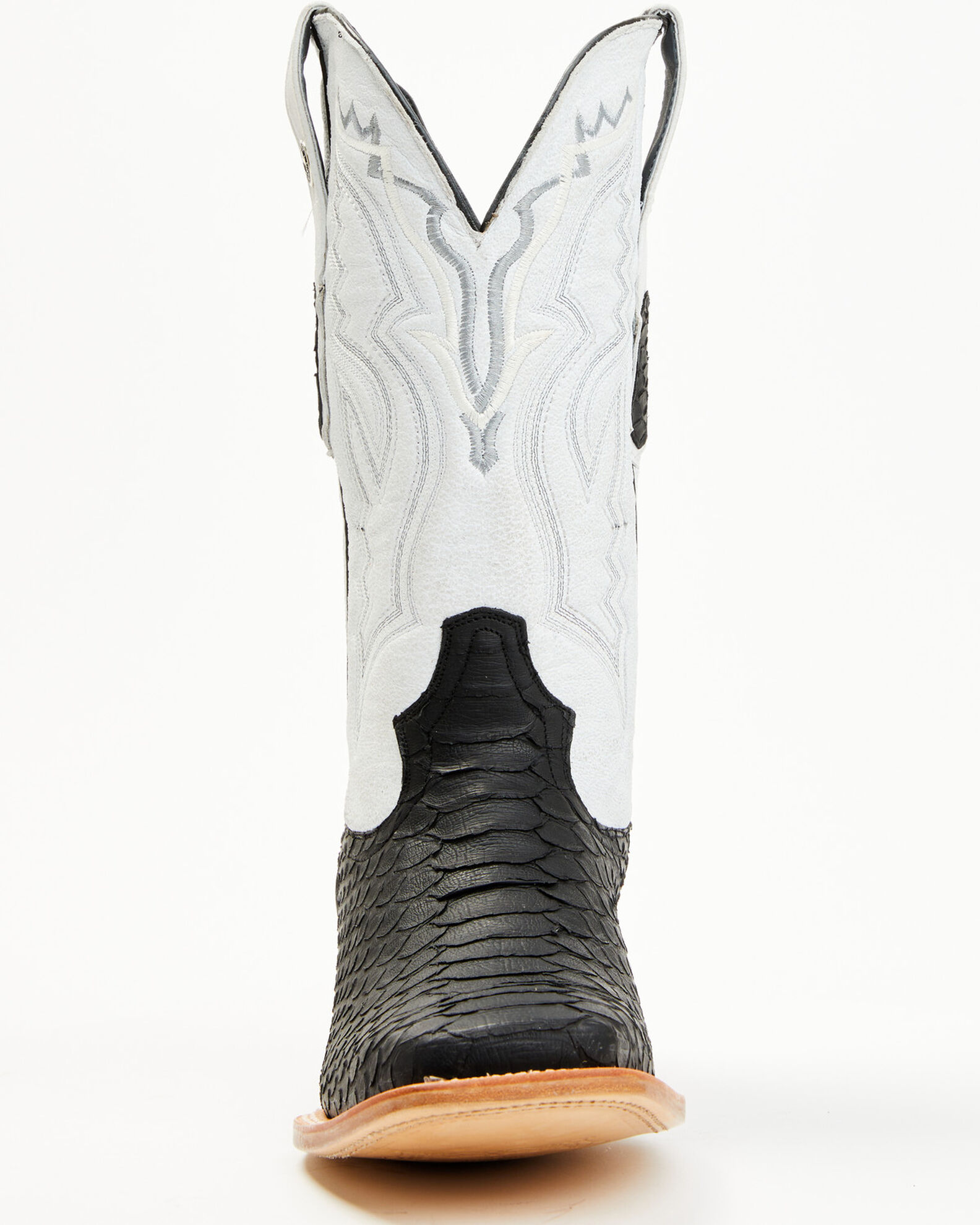 Tanner Mark Men's Jumbo Python Exotic Western Boots - Broad Square Toe ...