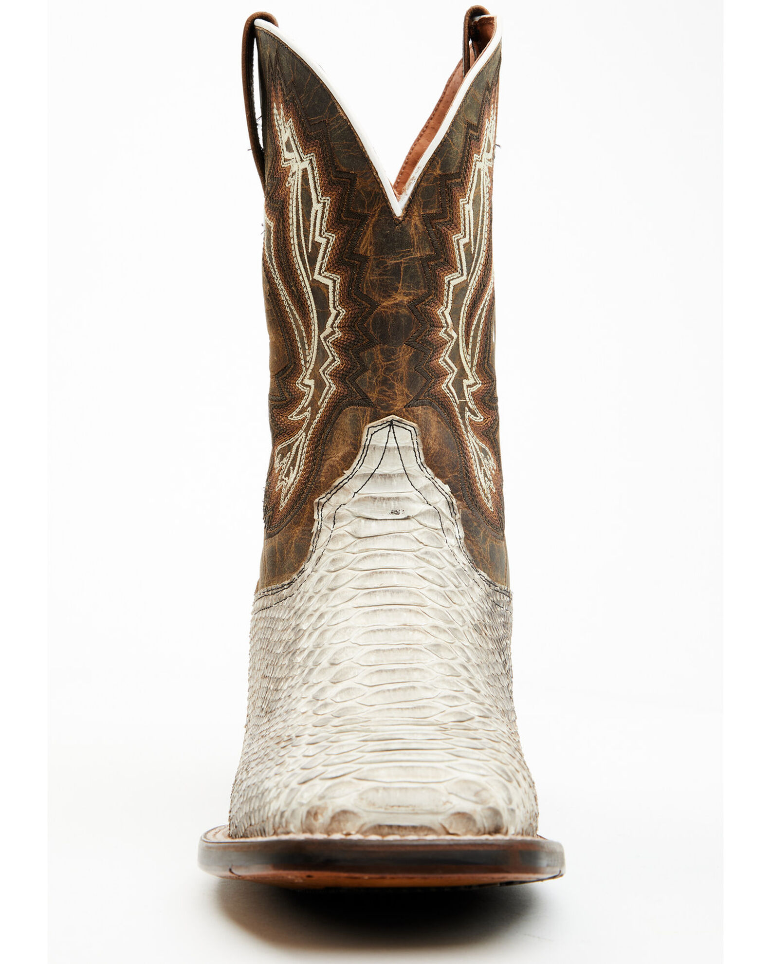 Dan Post Mens Brutus Exotic Python Western Performance Boots Broad