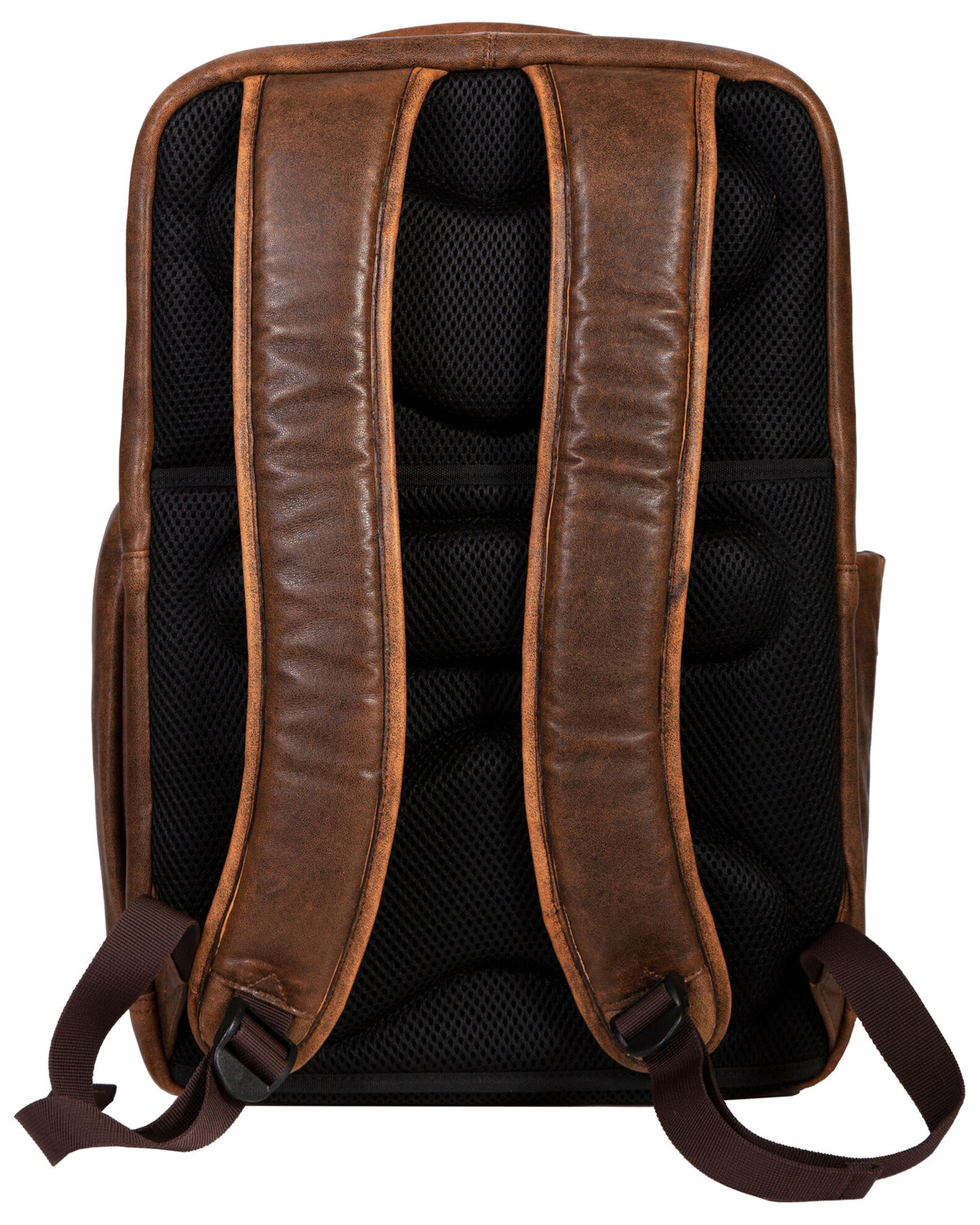 Scully Leather Front Flap Backpack, Brown