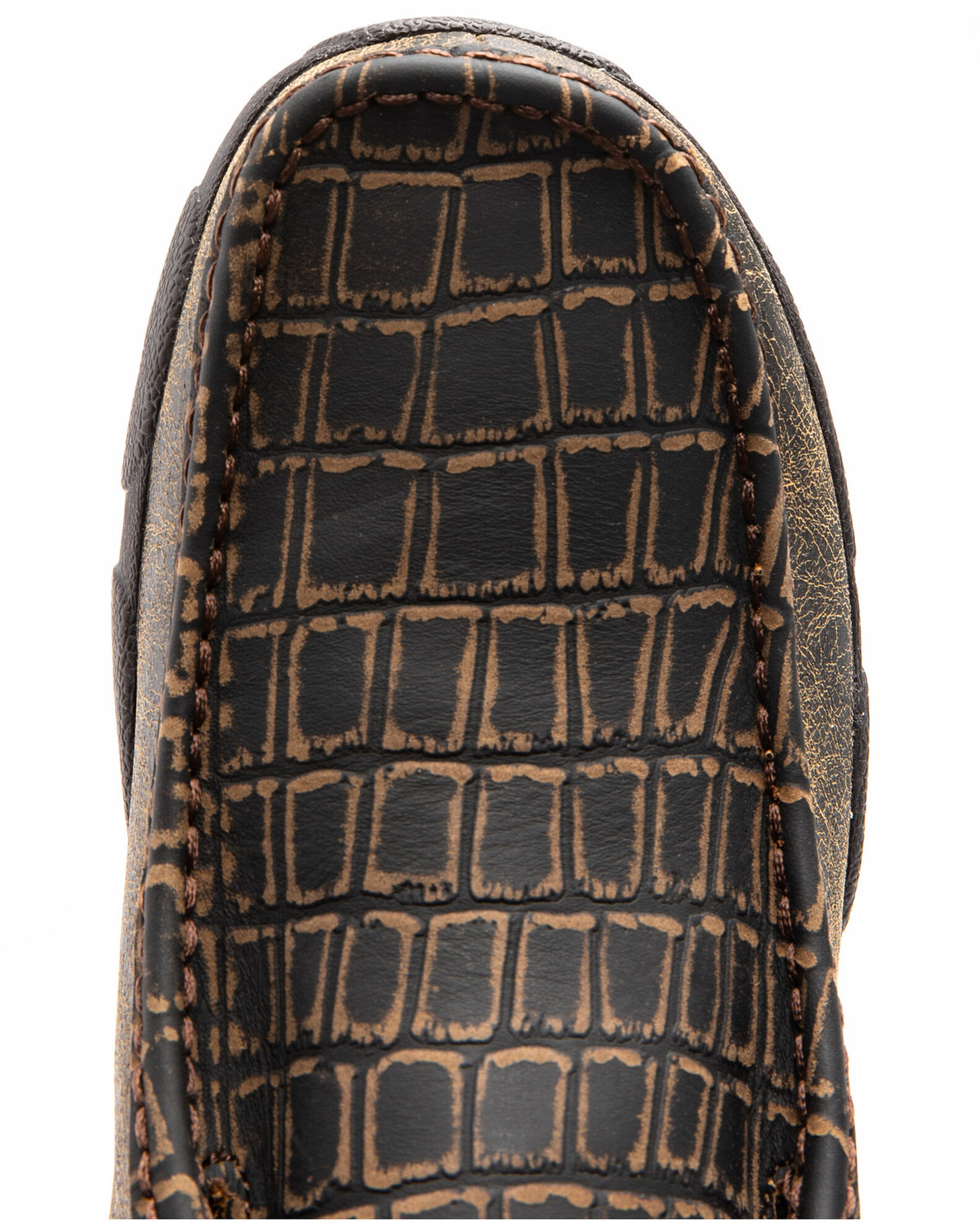 Twisted X Mens Caiman Print Driving Mocs Moc Toe Boot Barn
