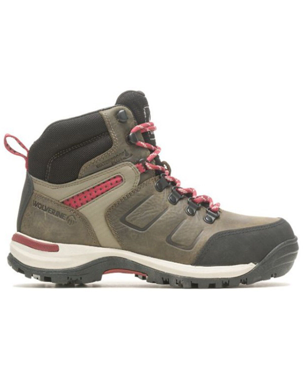 Wolverine Women's Chisel 6" Waterproof Work Boots - Steel Toe, Grey