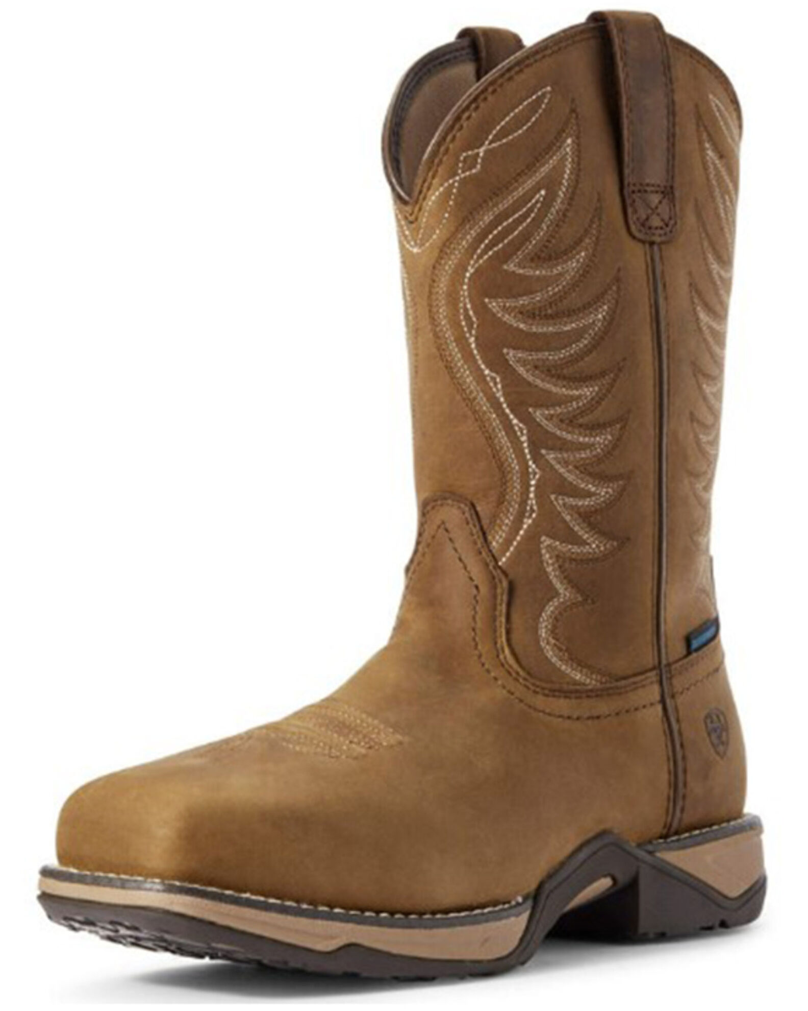 Ariat Women's Anthem Waterproof Western Work Boots - Composite Toe, Brown