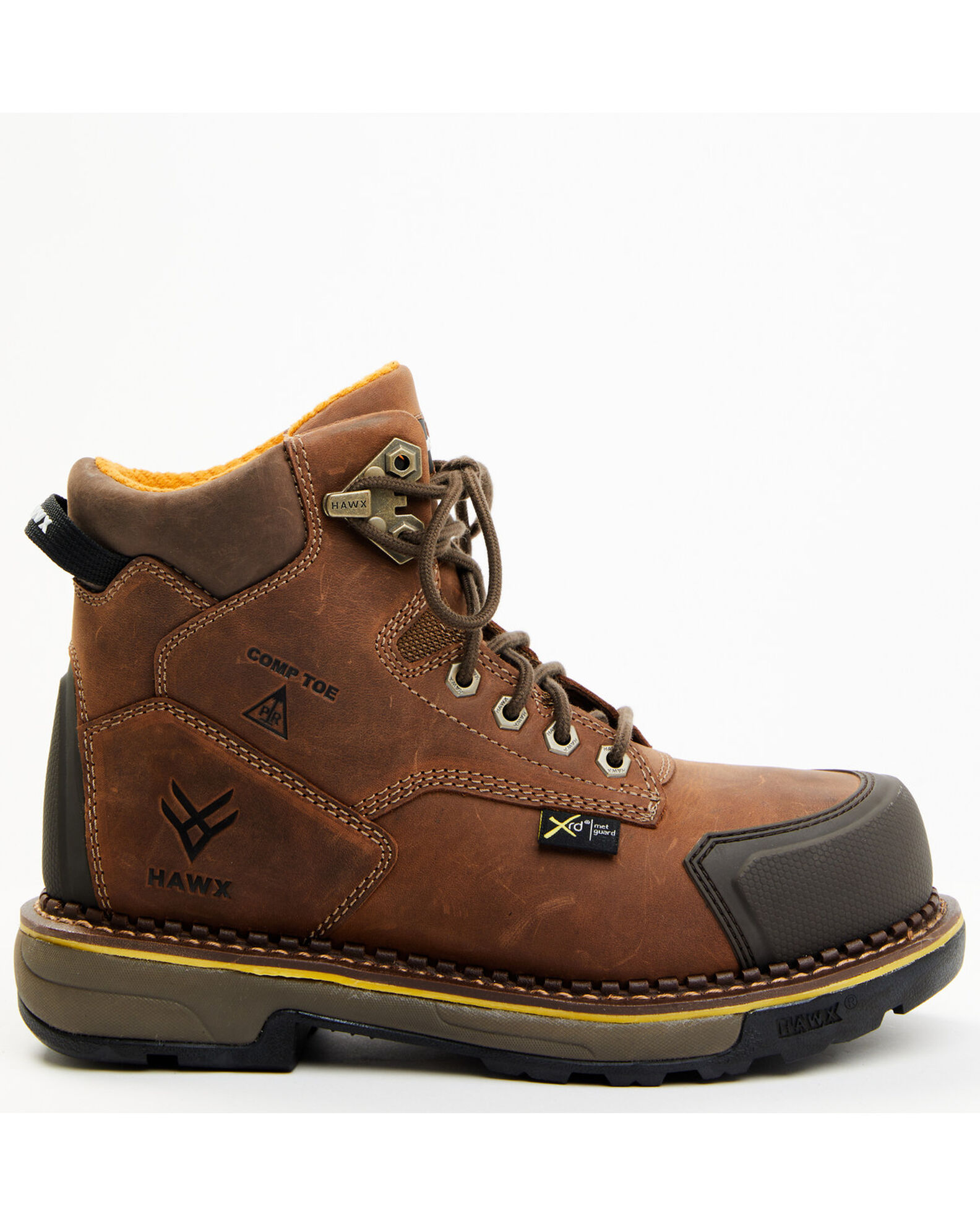 Hawx Mens 6 Crew Chief Internal Met Guard Work Boots Composite Toe
