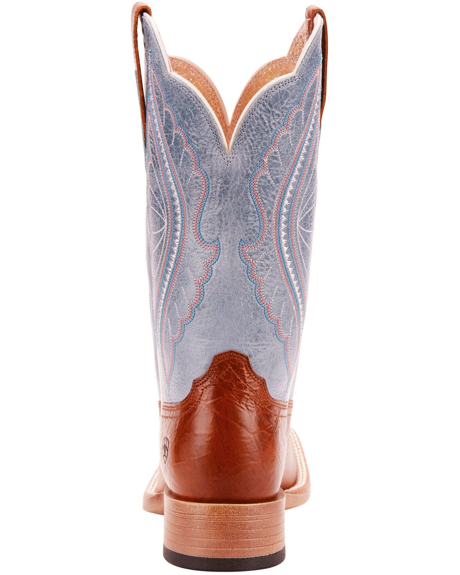 Ariat Womens Primetime Performance Western Boots Broad Square Toe Brown
