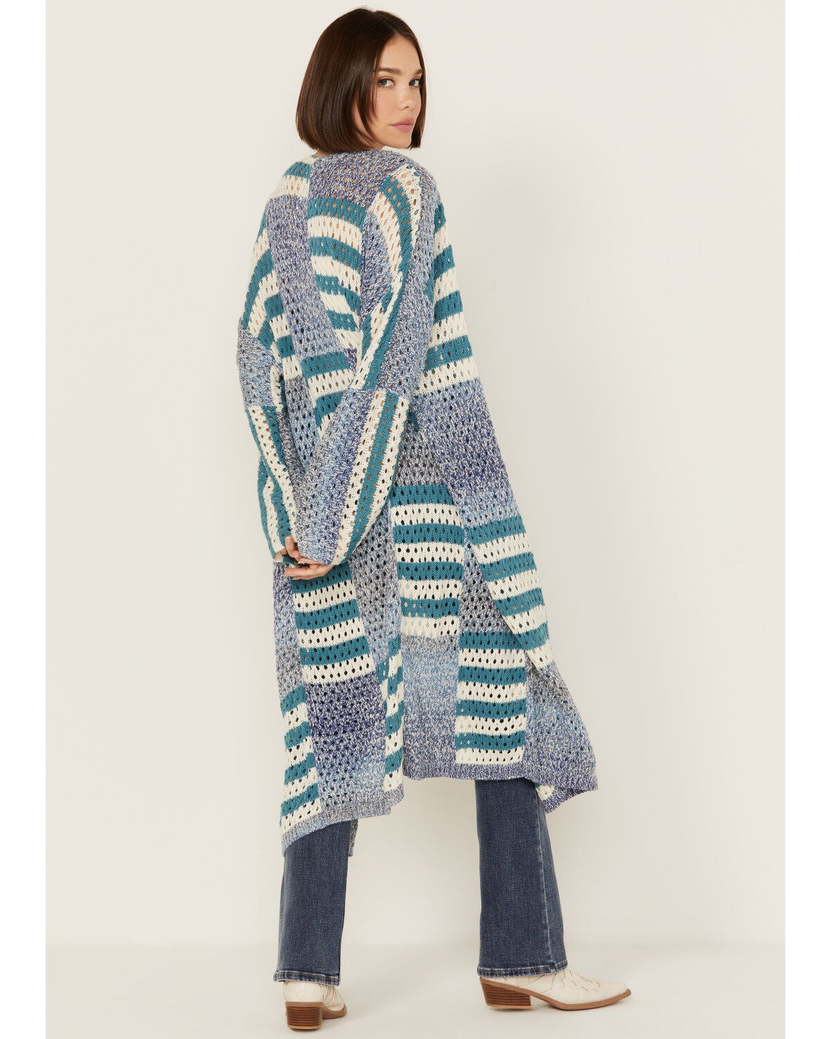 Product Name: Revel Women's Striped Duster Cardigan