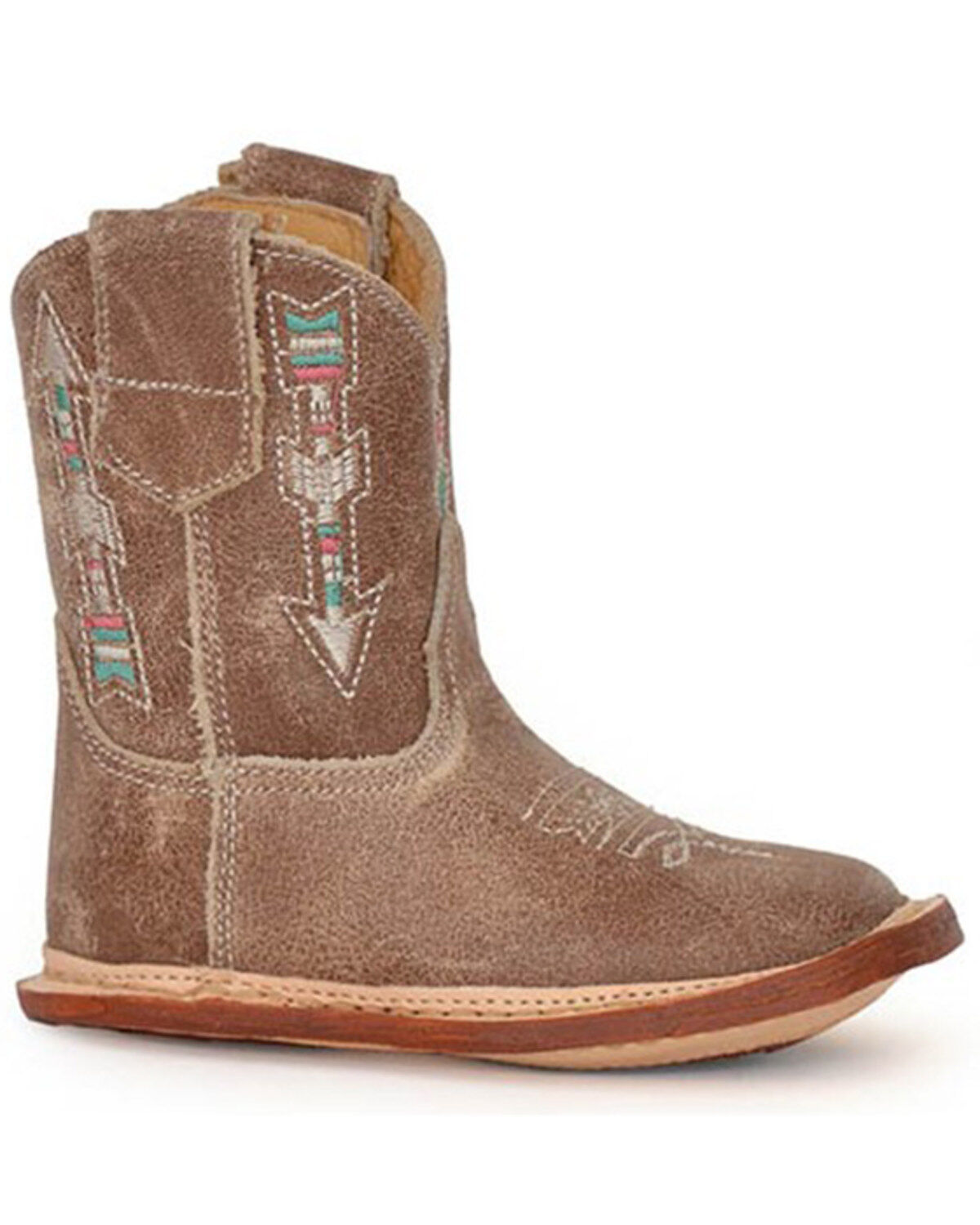 Roper Infant Girls' Indian Arrows Western Boots - Square Toe, Brown