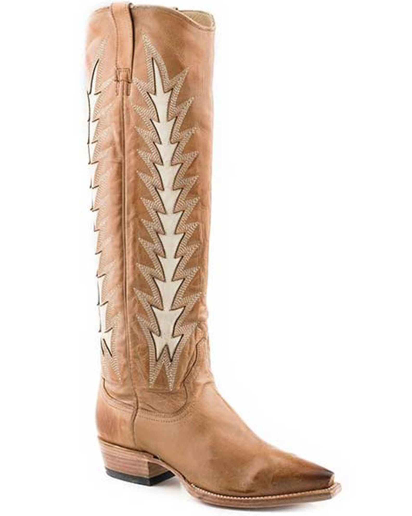 Stetson Women's Johnnie Tall Western Boots - Snip Toe, Brown