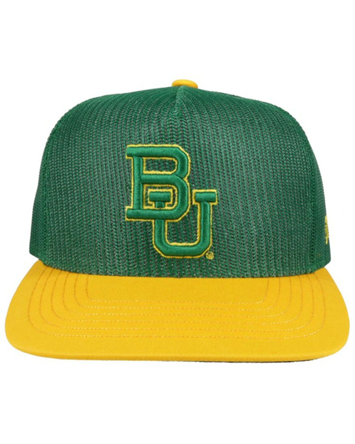 Hooey Men's Baylor University Embroidered Logo Mesh Trucker Cap, Green