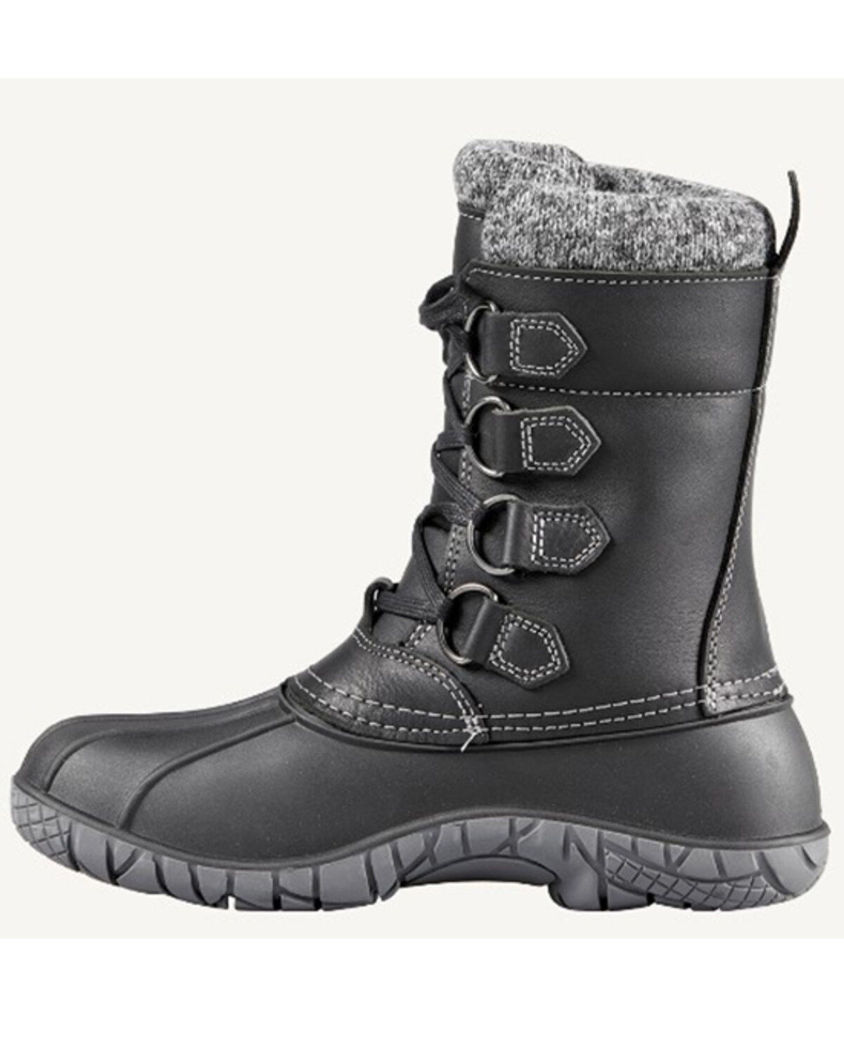 Baffin Women's Yellowknife Cuff Boots - Round Toe, Black