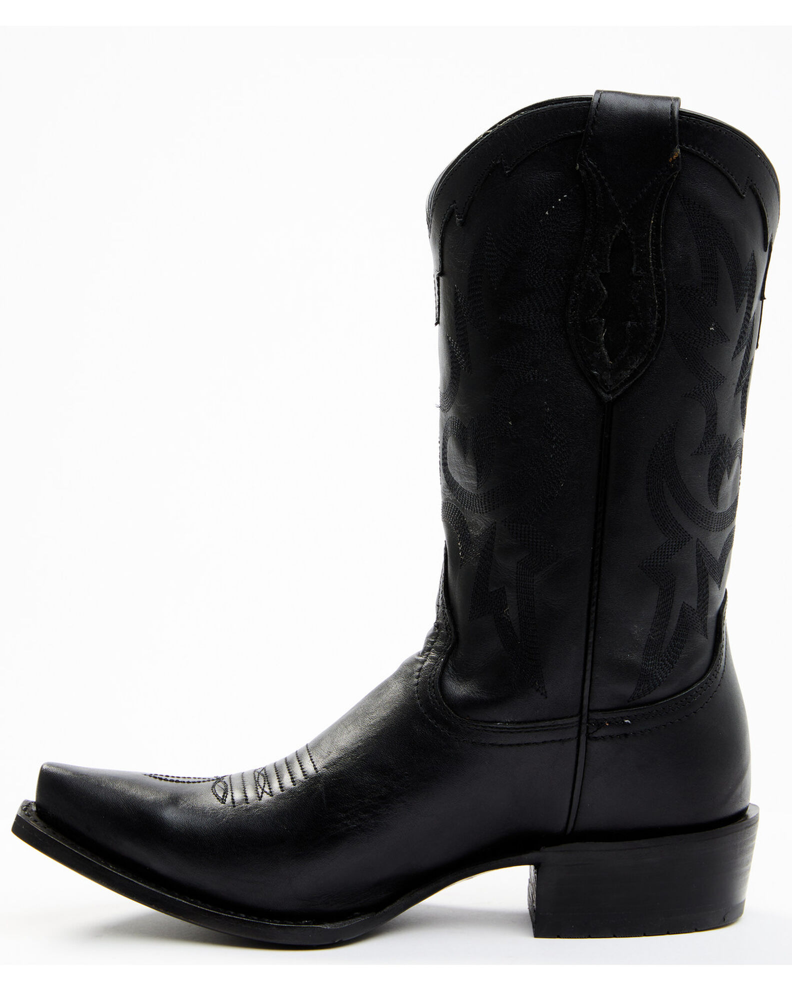 Cody James Mens Western Boots Snip Toe Black