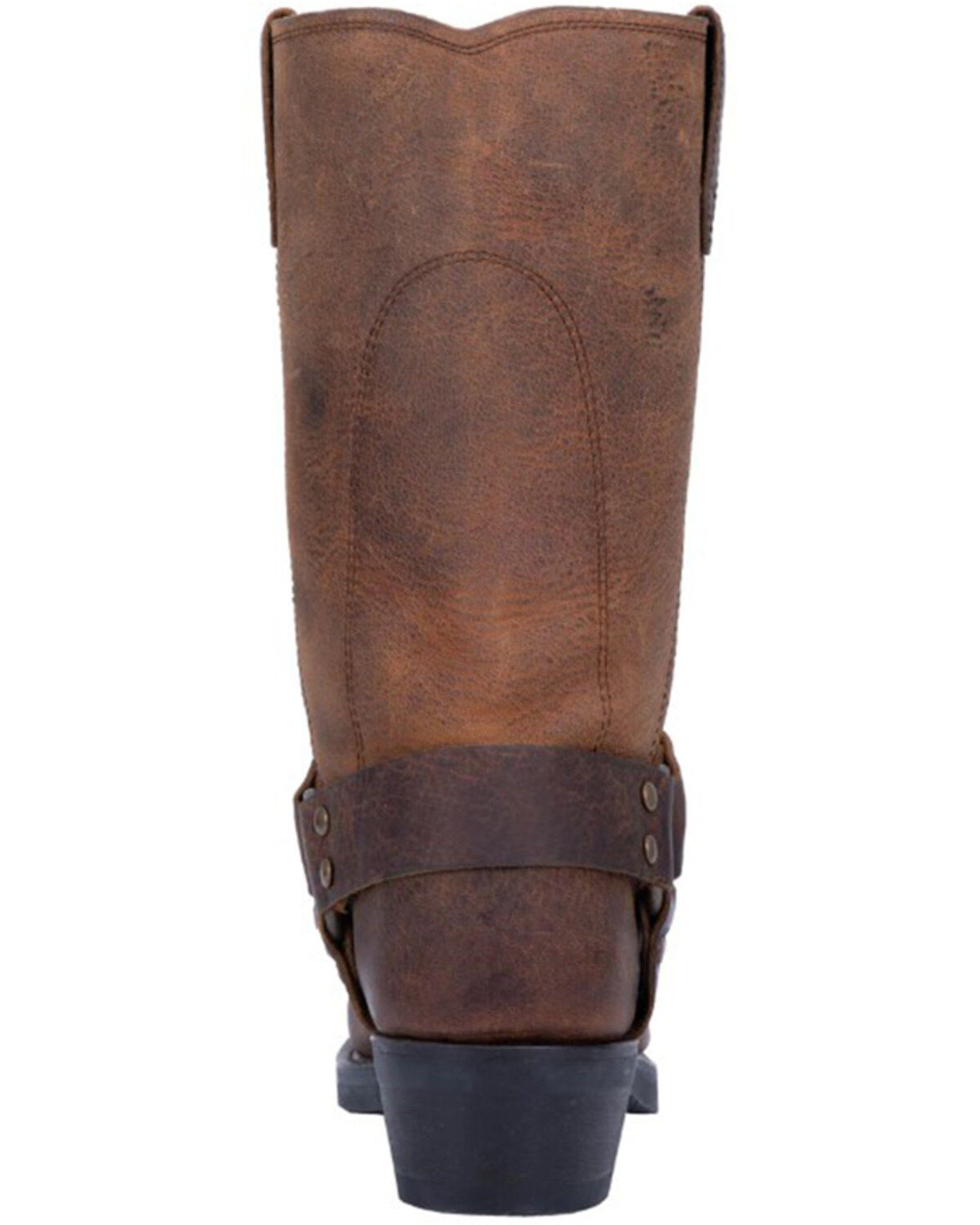 Dingo Dean Harness Boots - Square Toe, Dark Brown