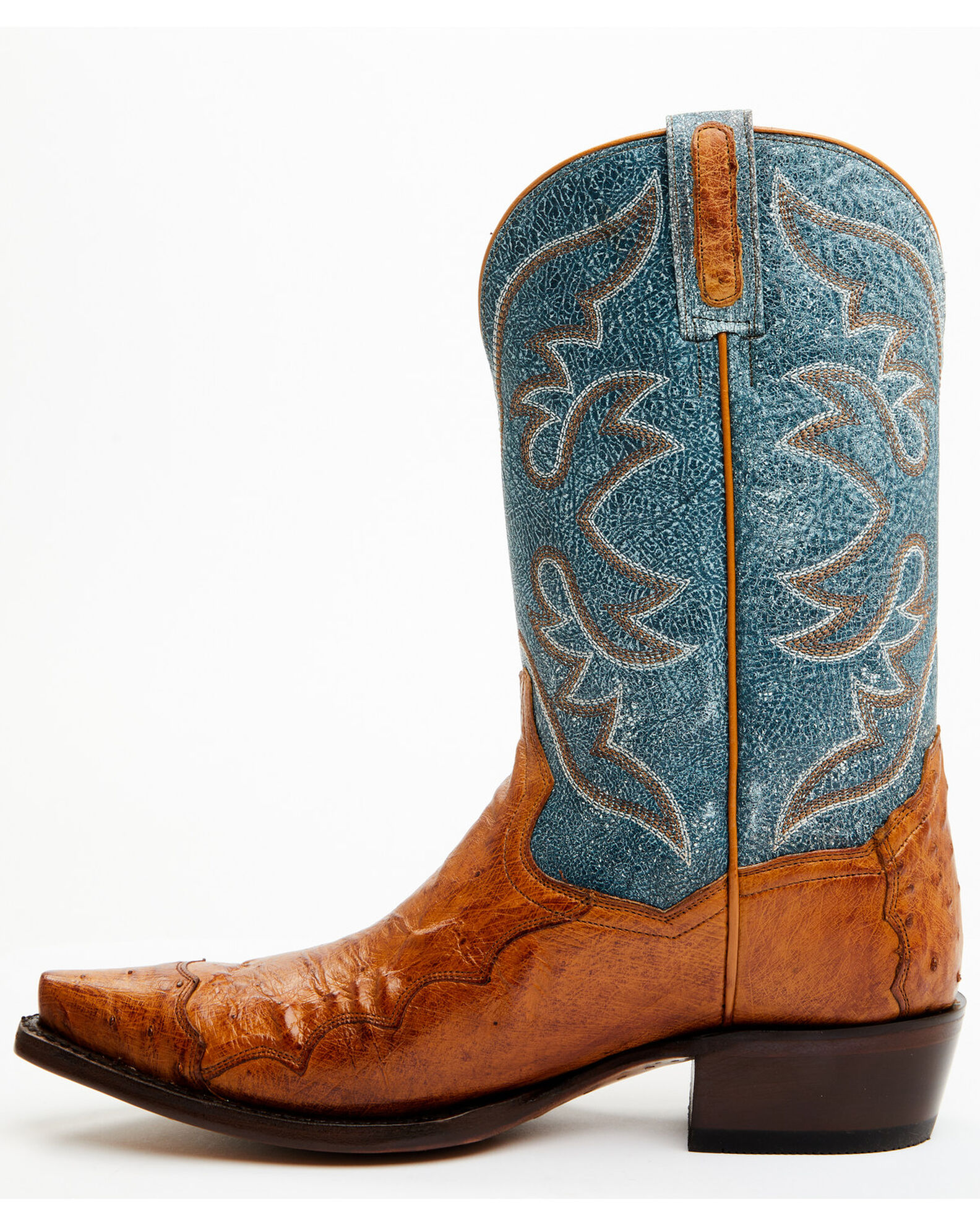 Product Name Dan Post 12 Exotic Ostrich Western Boots Snip Toe