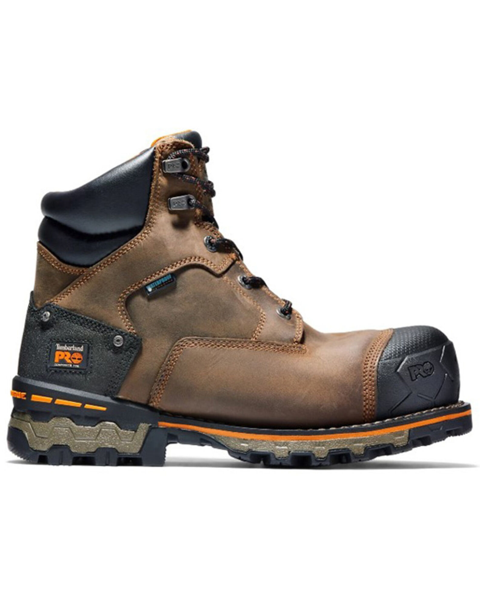 Timberland PRO Men's 6" Boondock Waterproof Work Boots - Composite Toe ...