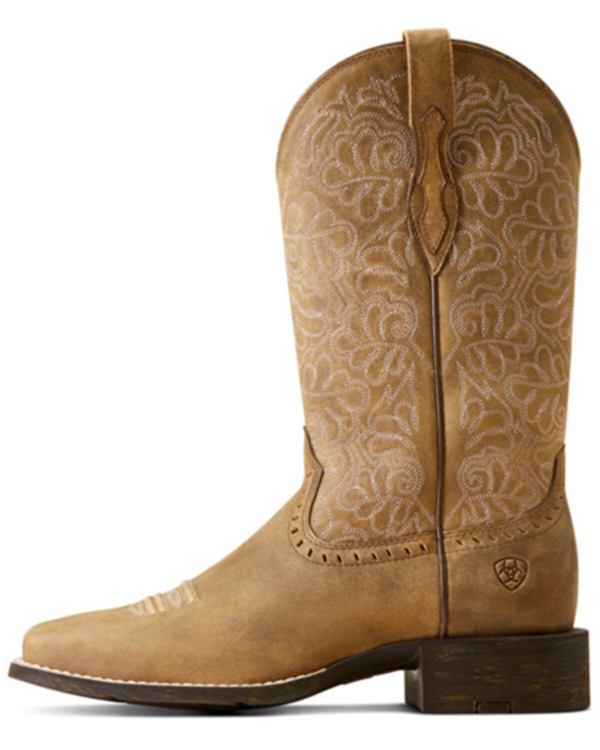 Ariat Women's Round Up Remuda Western Boots - Broad Square Toe, Sand