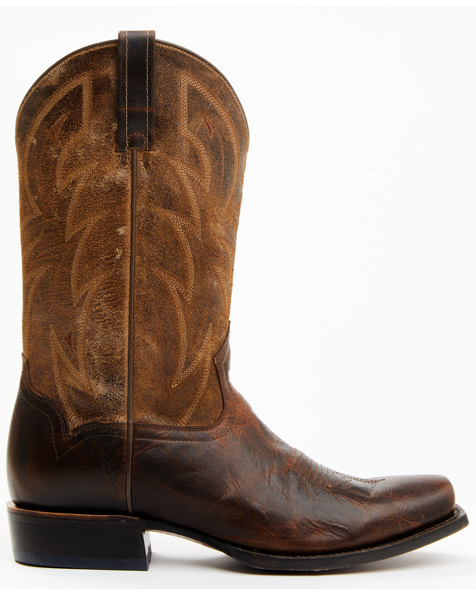 Moonshine Spirit Mens Kelsey Western Boots Square Toe Tan