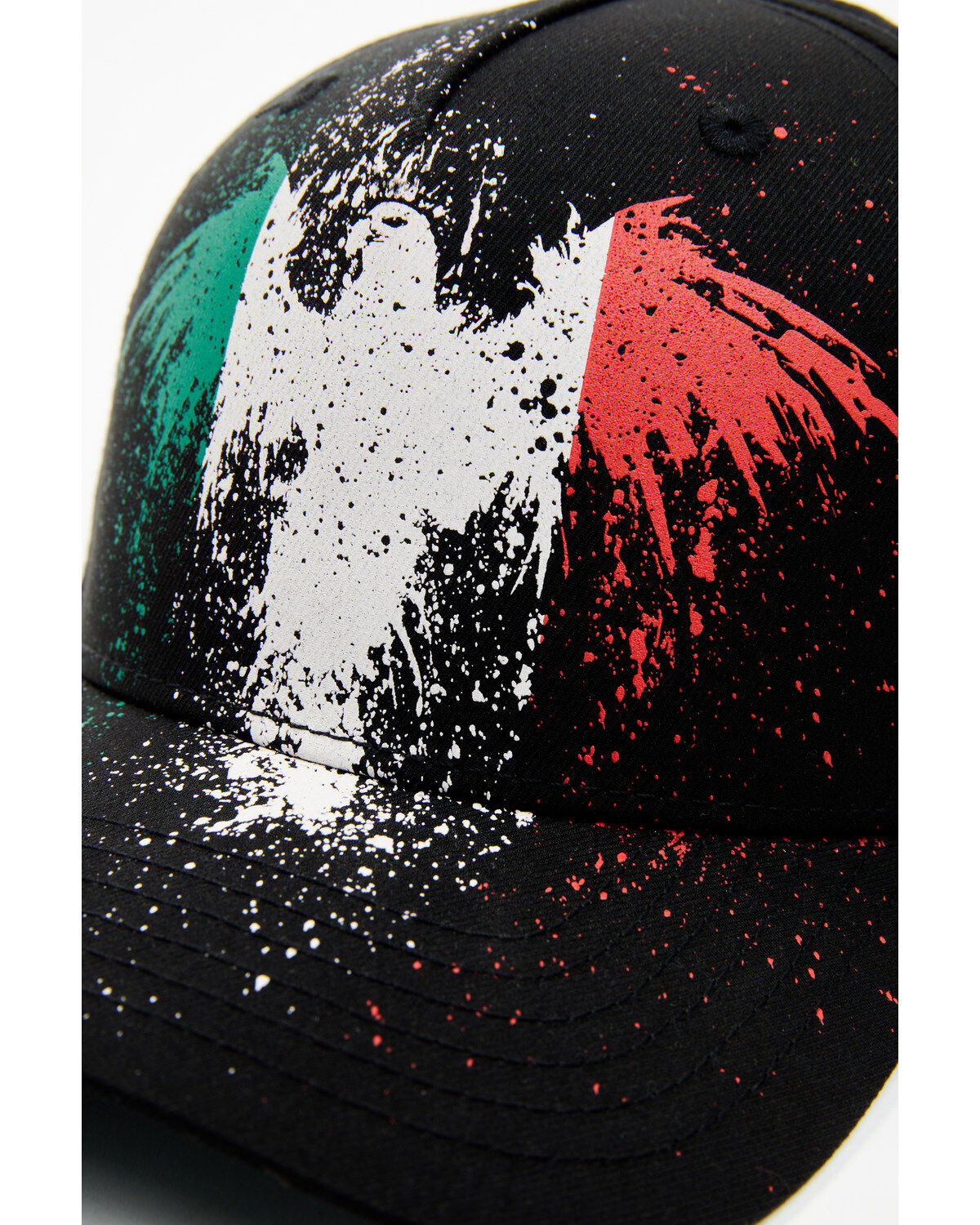 Cody James Men's Phoenix Mexico Flag Eagle Ball Cap, Black