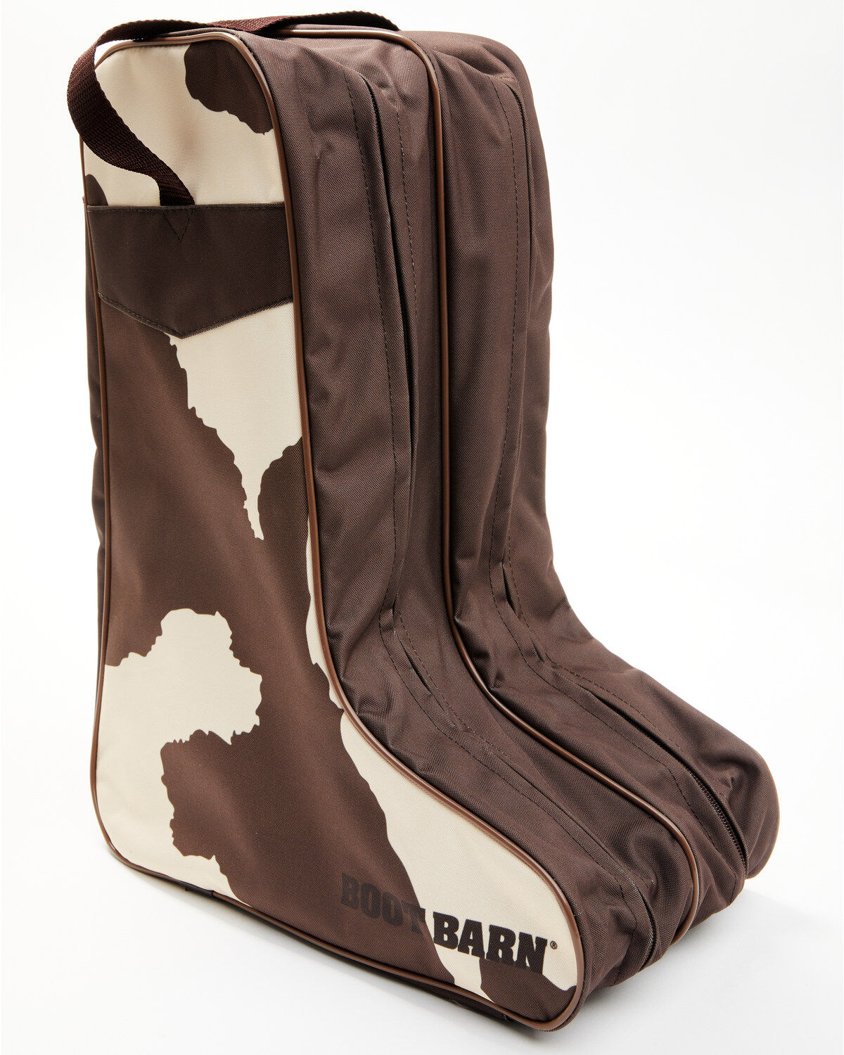 Boot Barn Cow Print Boot Bag, Brown