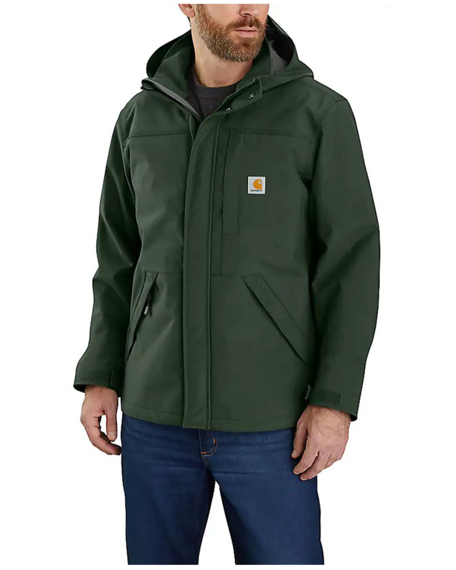 Carhartt Men's Storm Defender® Loose Fit Heavyweight Jacket, Dark Green