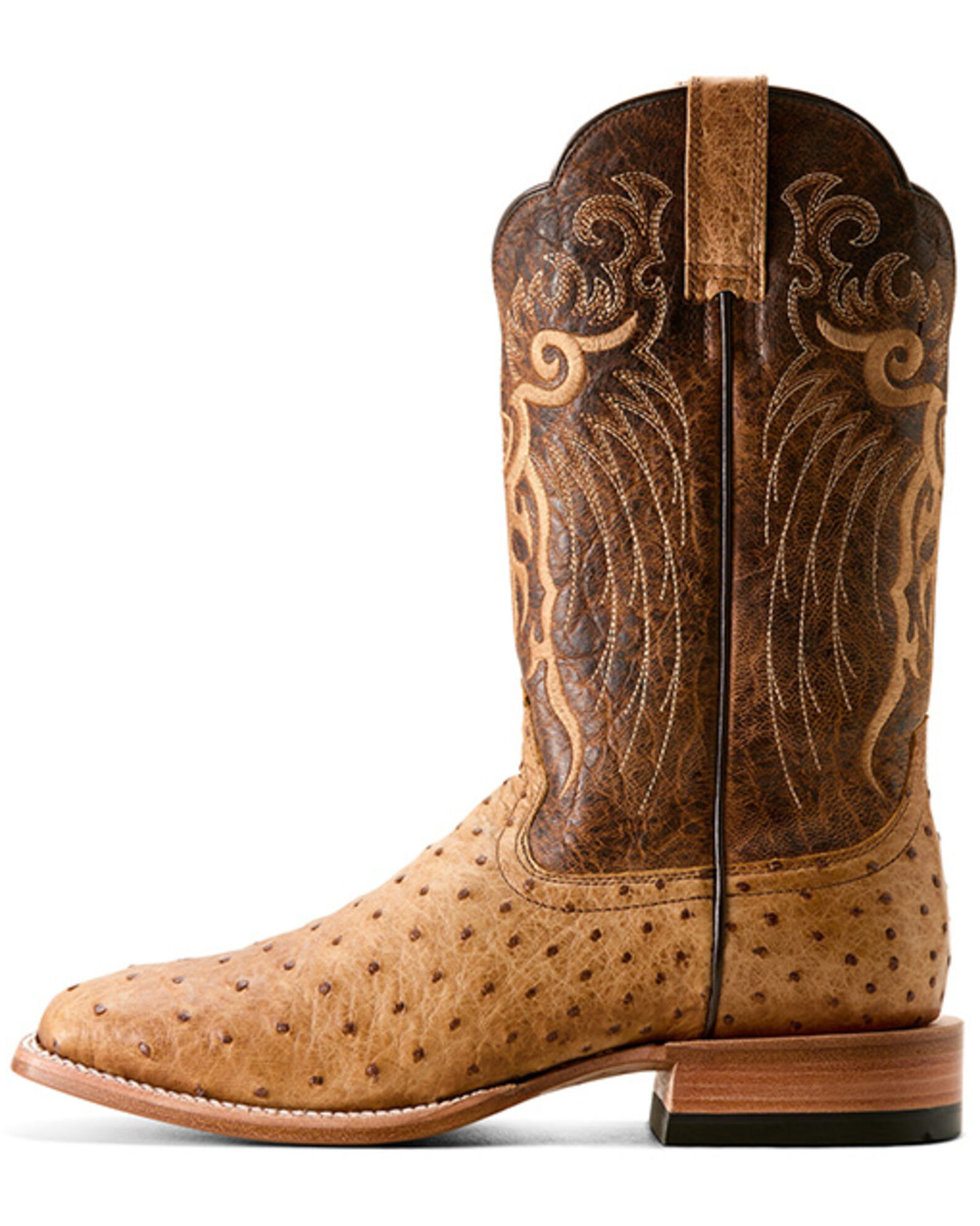 Product Name: Ariat Men's Exotic Full Quill Ostrich Rio Western Boots ...