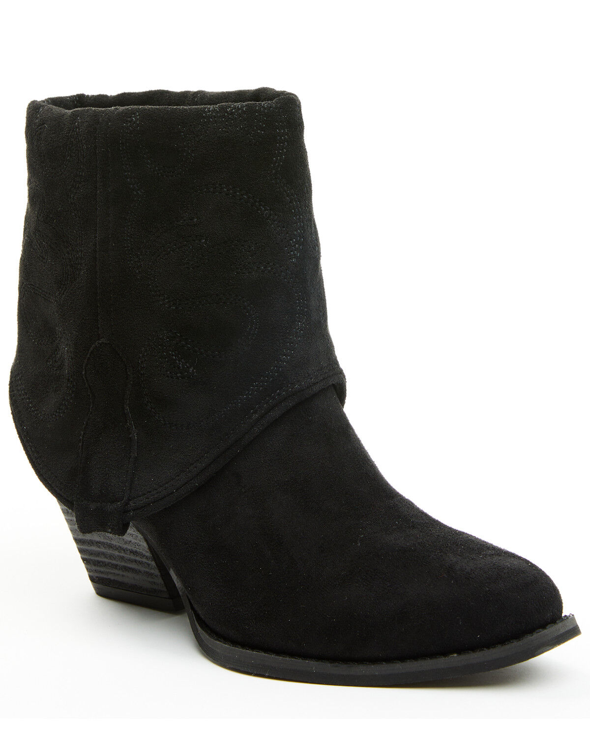 Very G Women's Saylor Fashion Booties - Round Toe, Black, hi-res