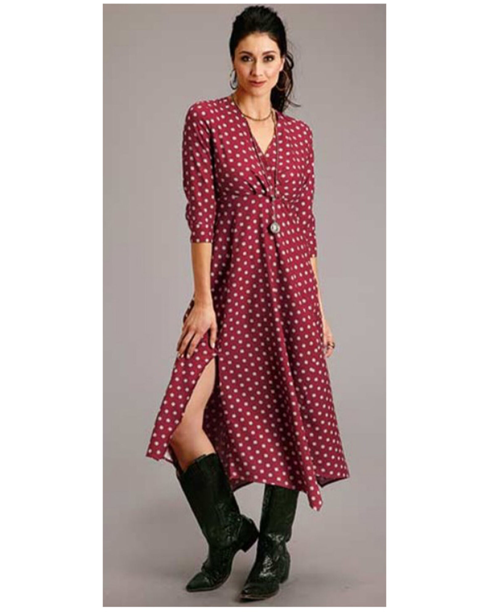 Stetson Women's Dotted Print Midi Dress | Boot Barn