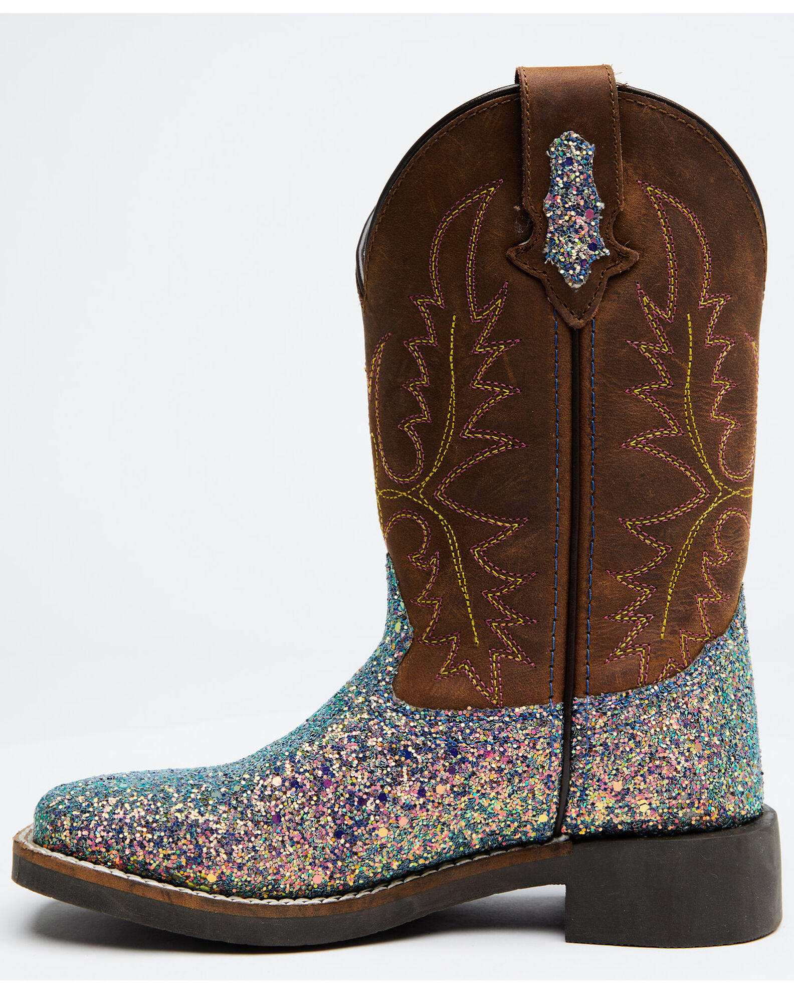 Shyanne Girls Glitterama Western Boots Broad Square Toe Boot Barn