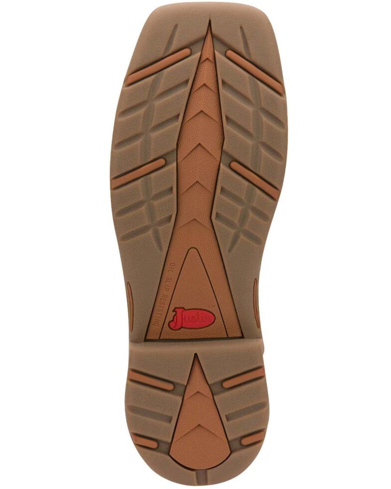 Justin Mens Stampede Rush Western Work Boots Composite Toe Boot Barn