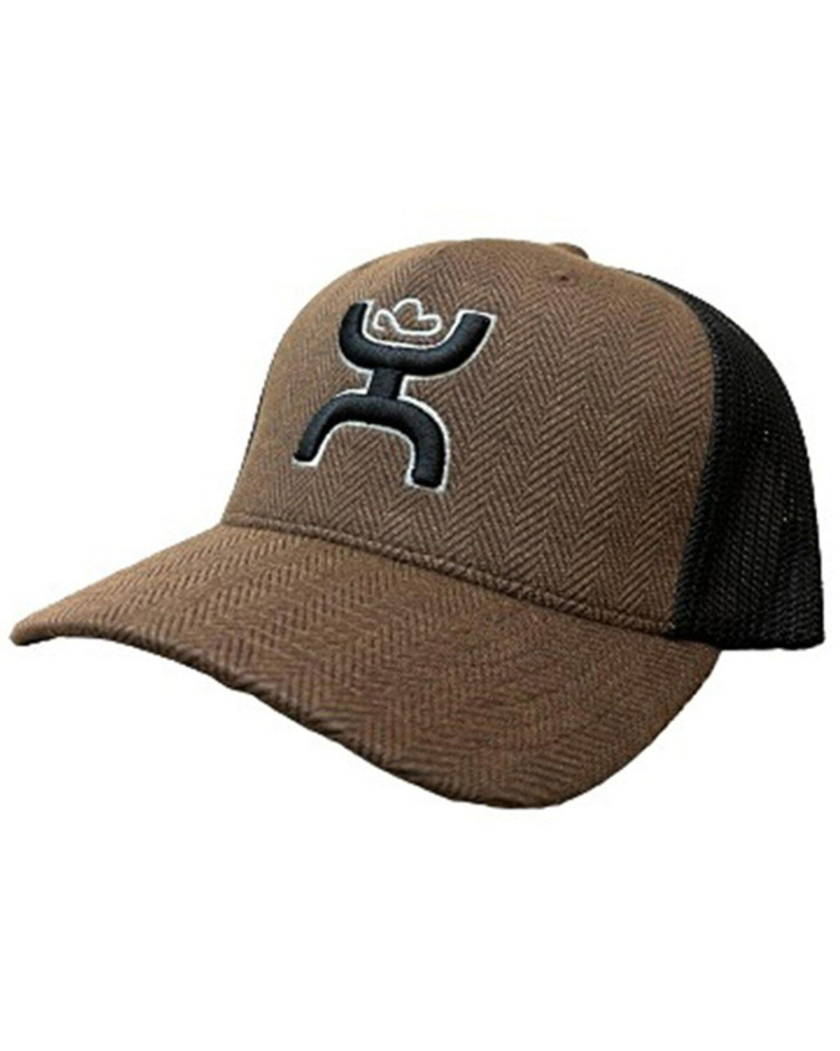 Hooey Men's Coach Tweed Trucker Cap, Brown