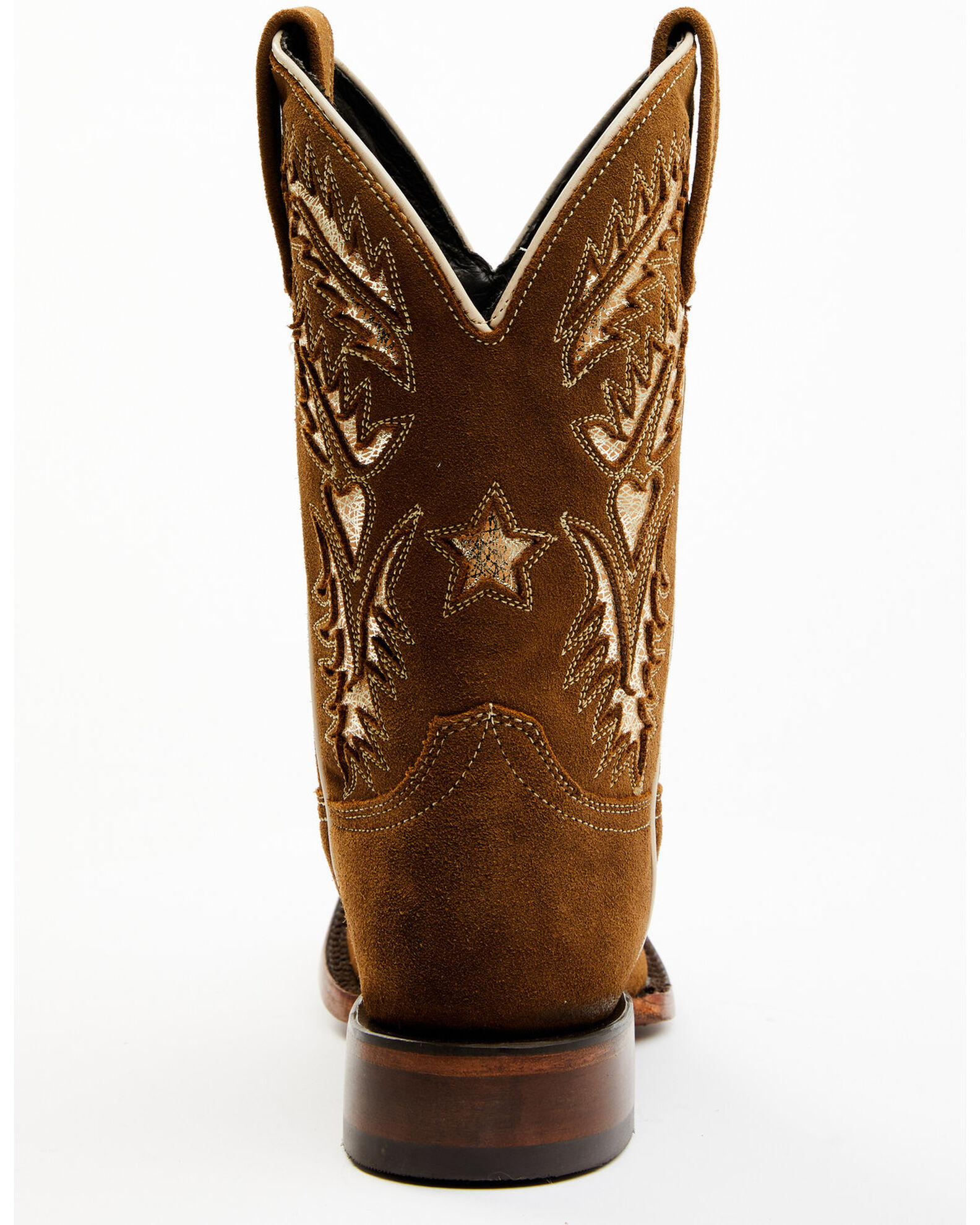 Caborca Silver Women's Maisie Star And Hearts Inlay Western Boots ...