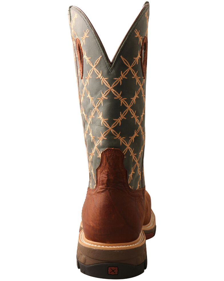 Twisted X Mens Cellstretch Western Work Boots Square Toe Boot Barn