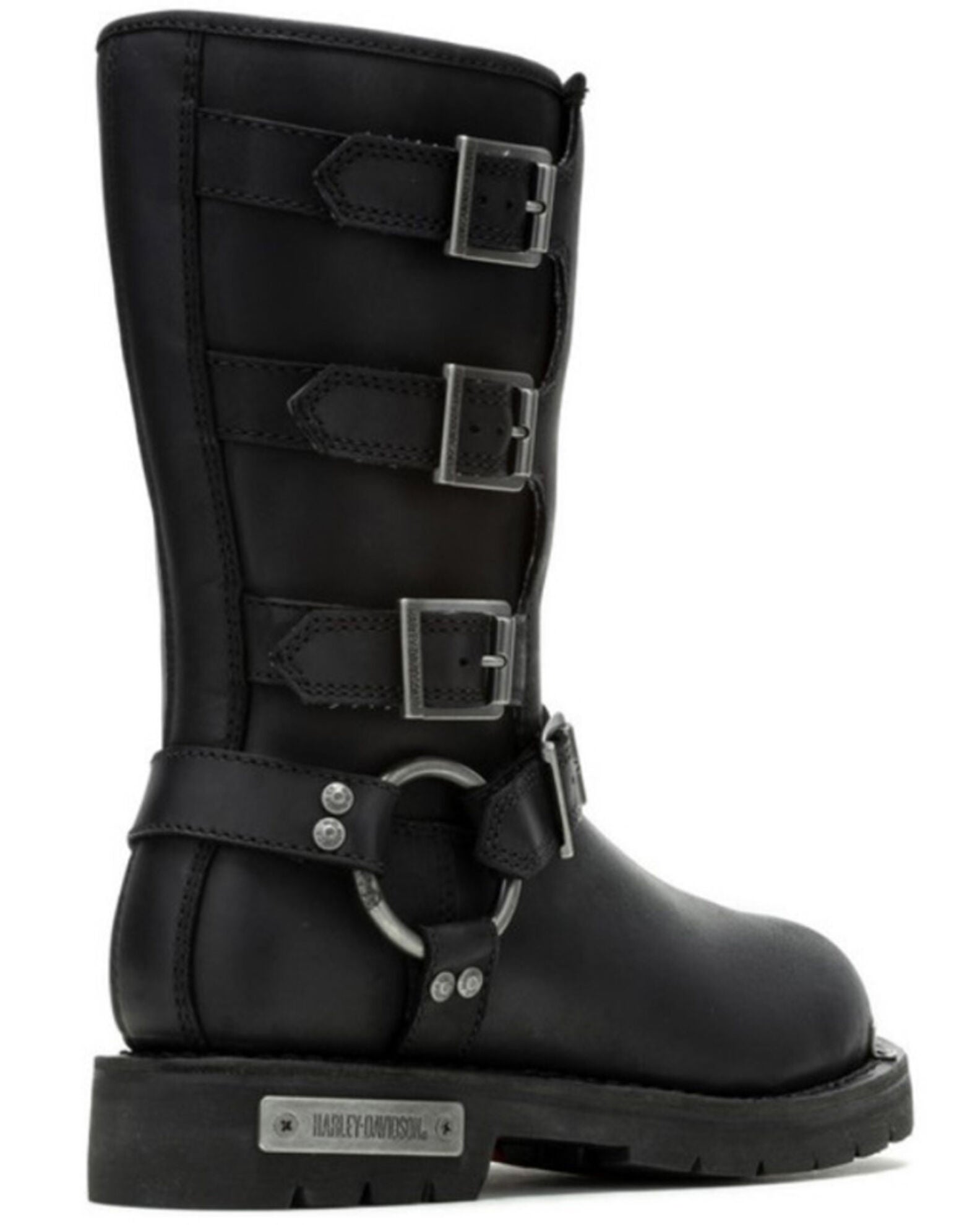 Harley Davidson Women's Corley Motorcycle Boots - Round Toe, Black