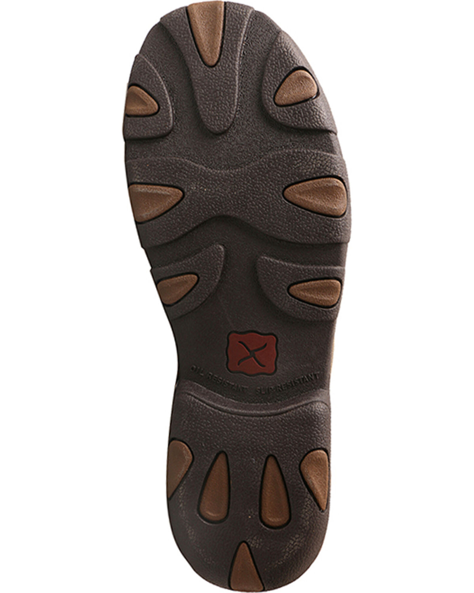 Twisted X Mens Caiman Print Driving Mocs Moc Toe Brown