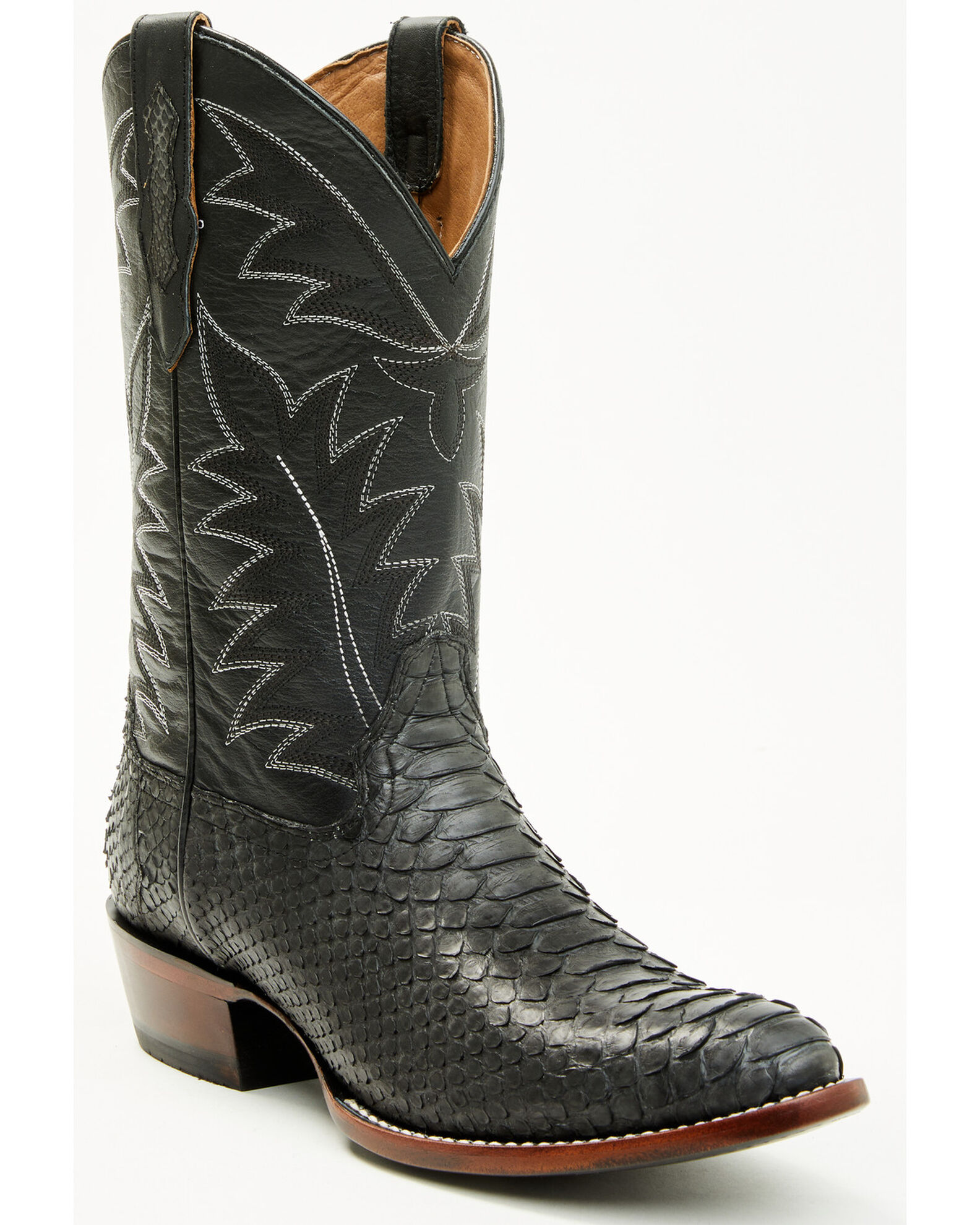 Cody James Men's Exotic Python Western Boots - Round Toe, Grey
