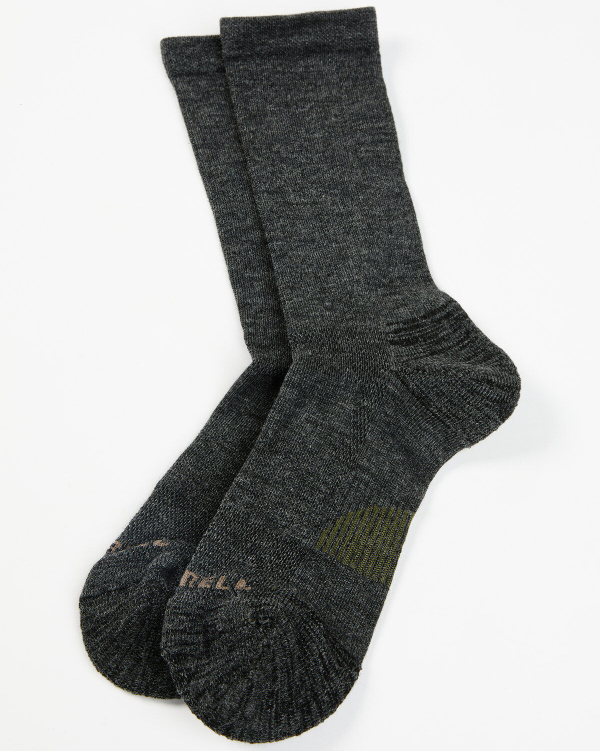 Merrell Men's Crew Socks, Charcoal