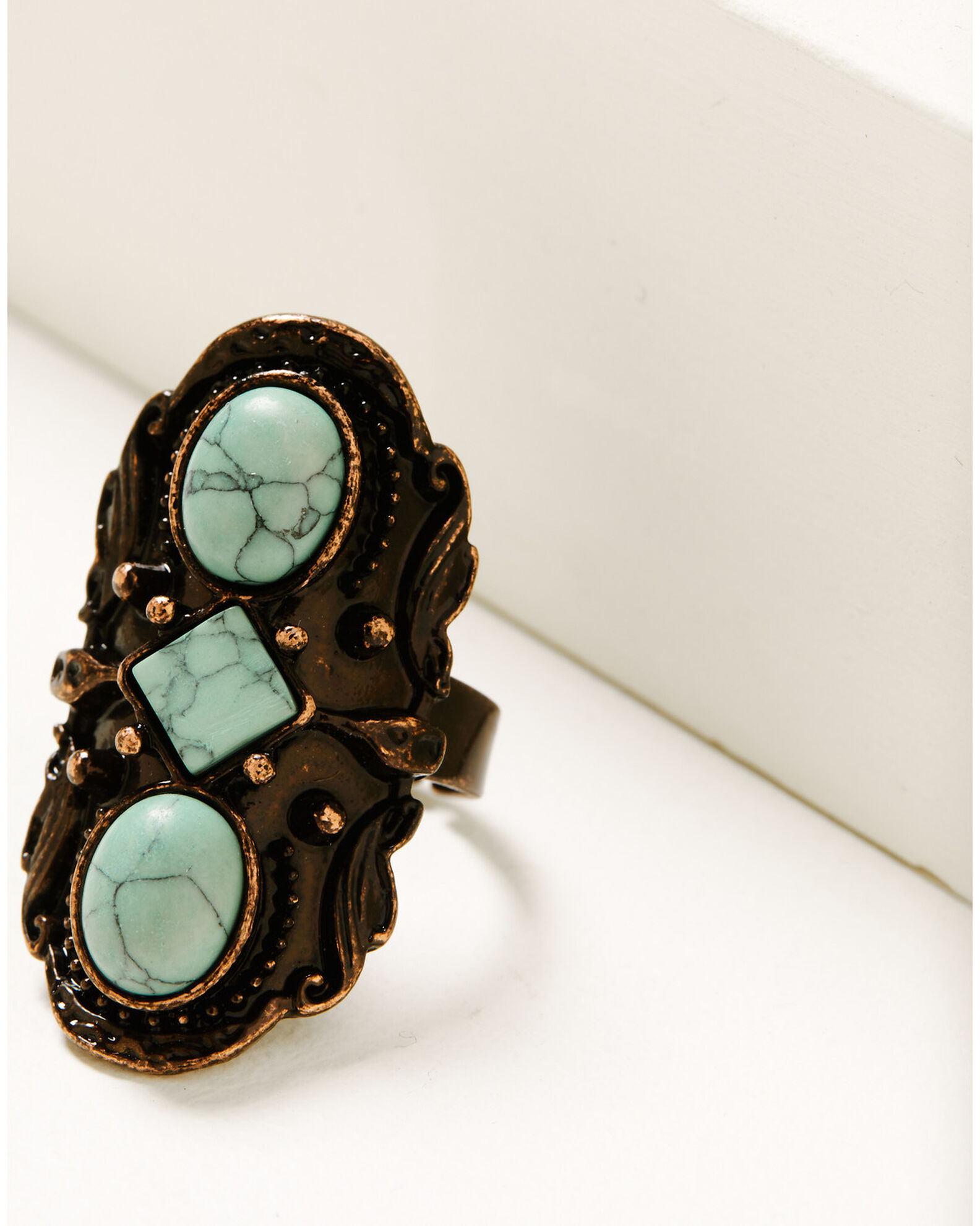 Shyanne Womens Mystic Skies Thunderbird Ring Set 5 Piece Rust Copper
