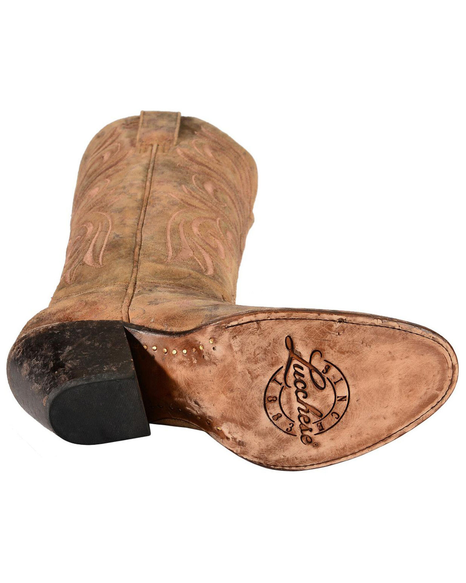 Lucchese Women's Handmade 1883 Laurelie Western Boots - Round Toe, Brown