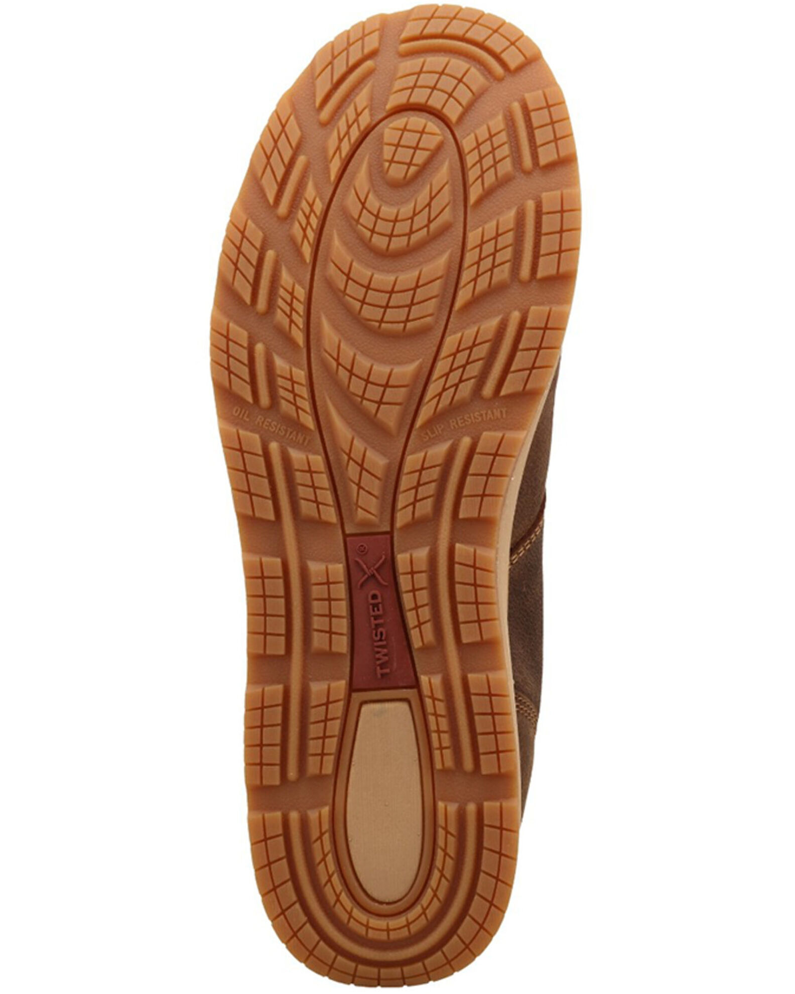 Twisted X Mens 6 Cellstretch® Wedge Sole Casual Boots Moc Toe Brown