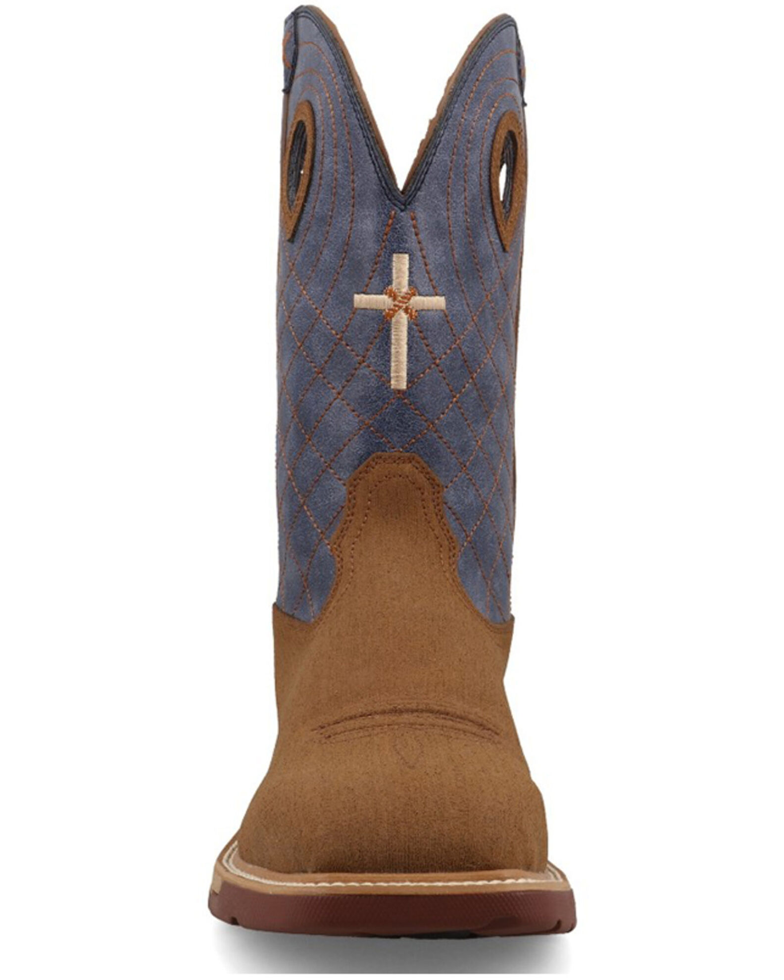 Twisted X Men's 12" Waterproof Western Work Boots - Alloy Toe, Grey