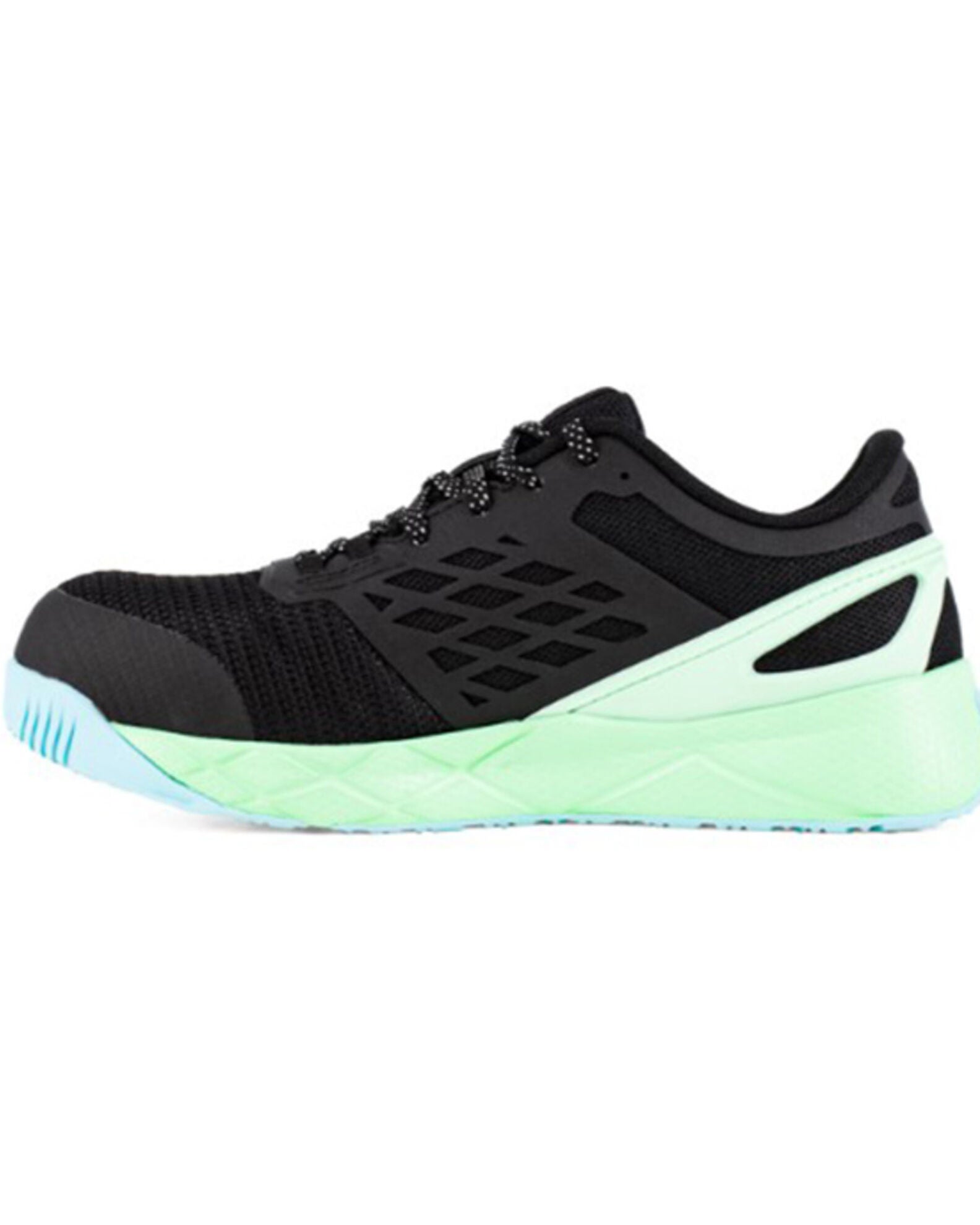 Reebok Women's Nanoflex TR Athletic Work Shoes - Composite Toe, Black