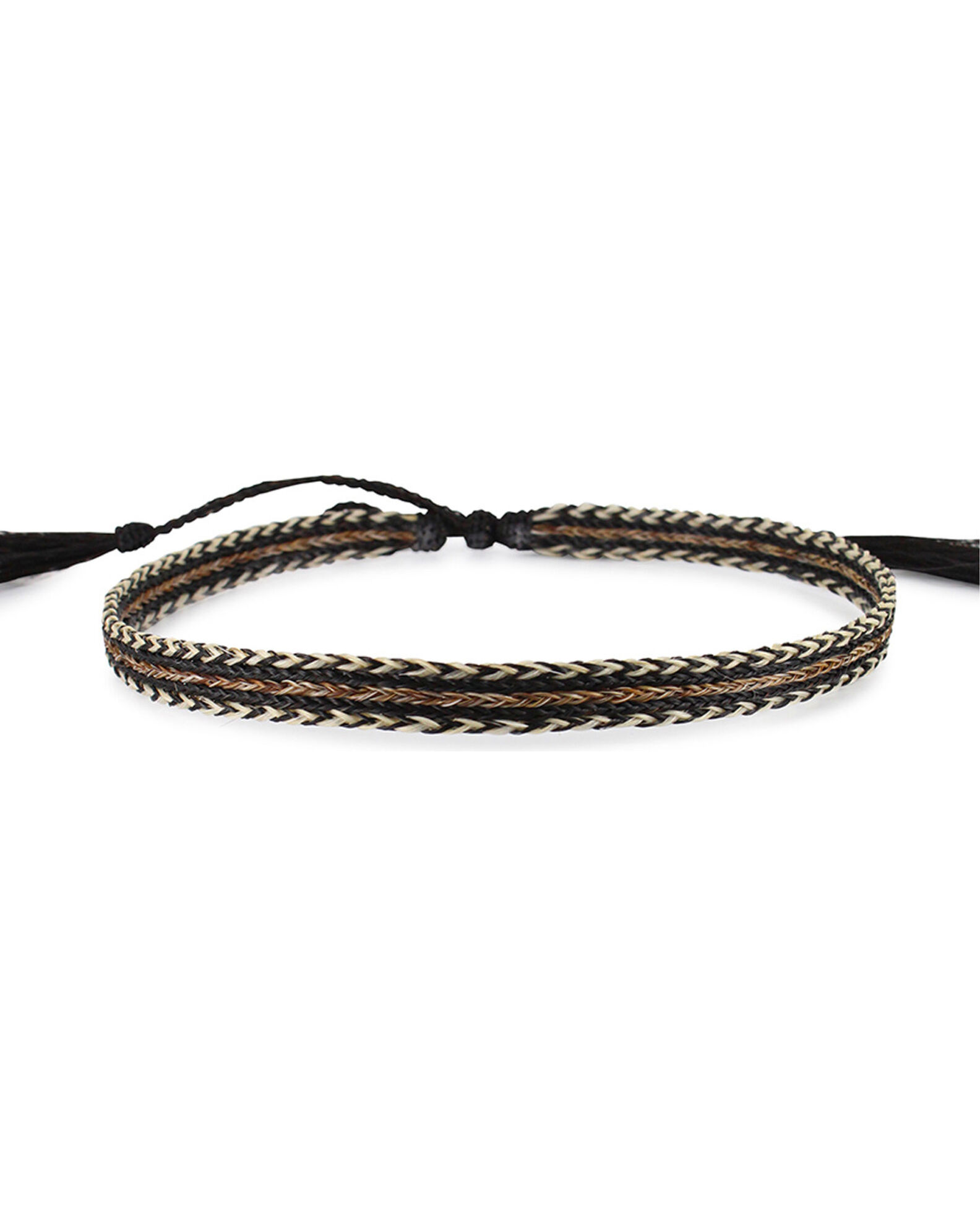 Colorado Horsehair Double Tassel Braided Hat Band | Boot Barn