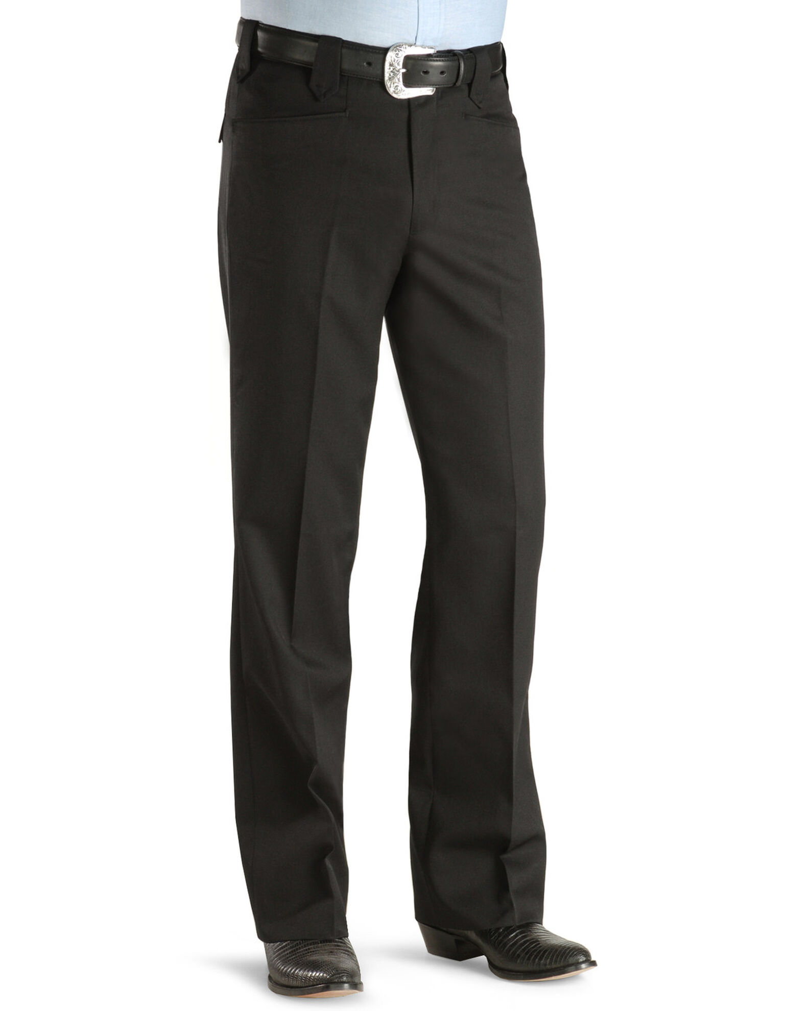 Circle S Men's Ranch Pants, Black