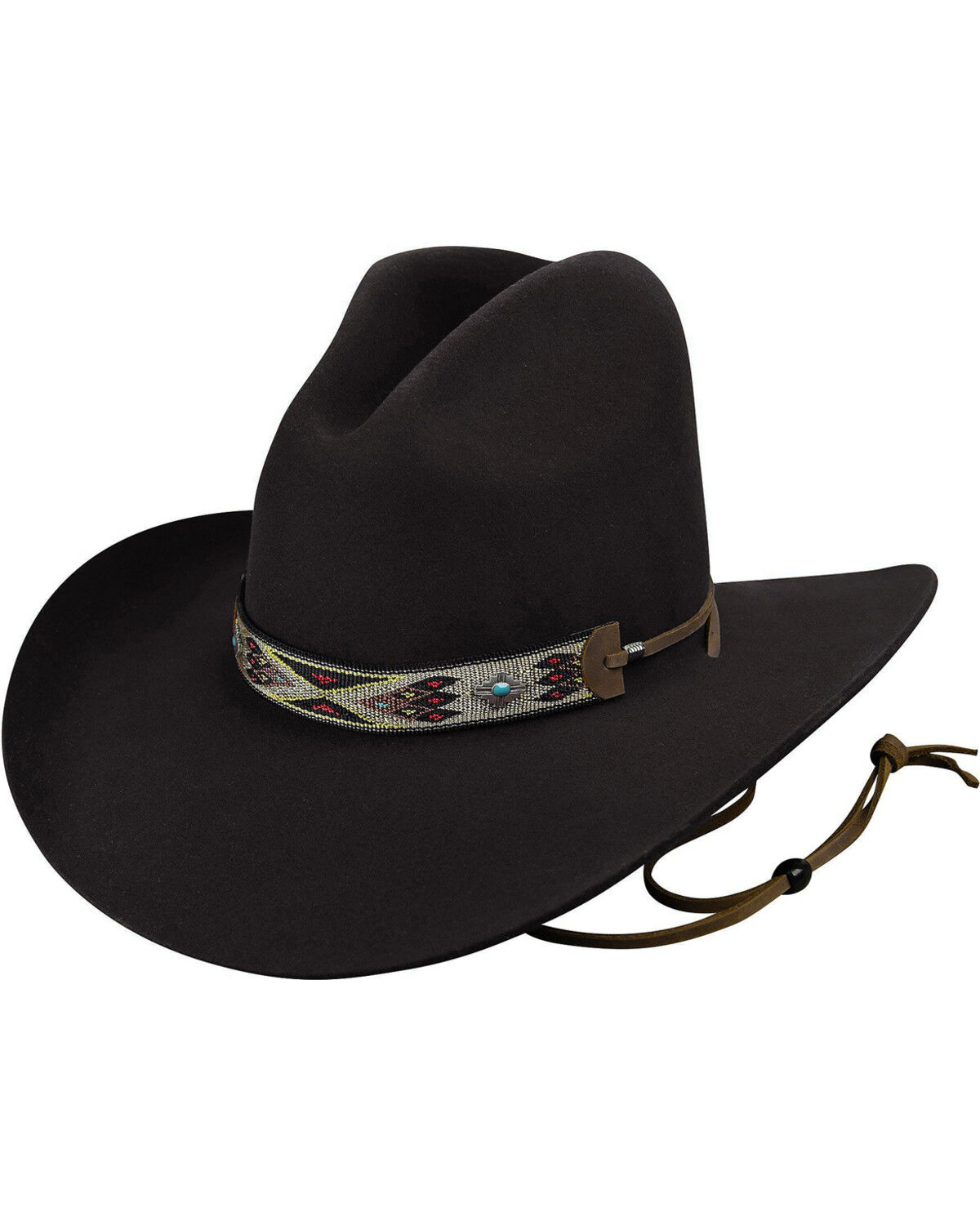 Bailey Renegade Hickstead Felt Western Fashion Hat , Black, hi-res