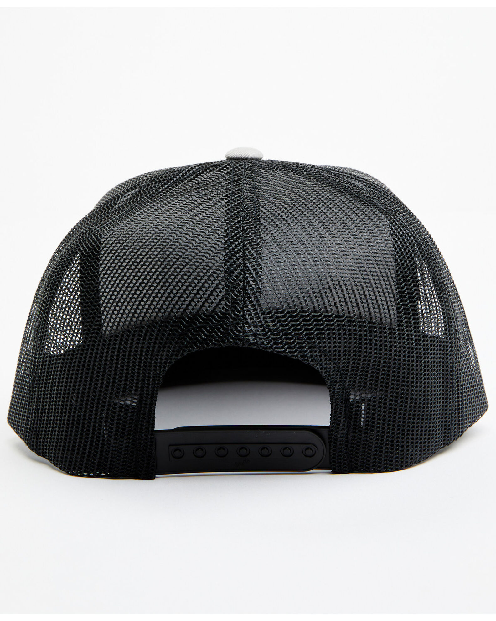 Lazy J Ranch Mens Black Elevation Cowhead Logo Patch Mesh Back Ball