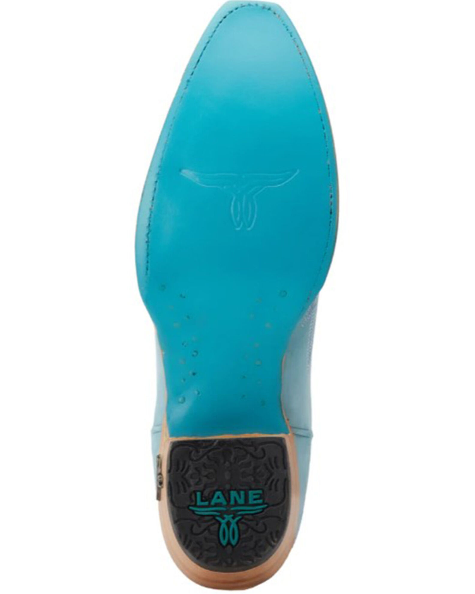 Lane Womens Lexington Western Booties Snip Toe Blue