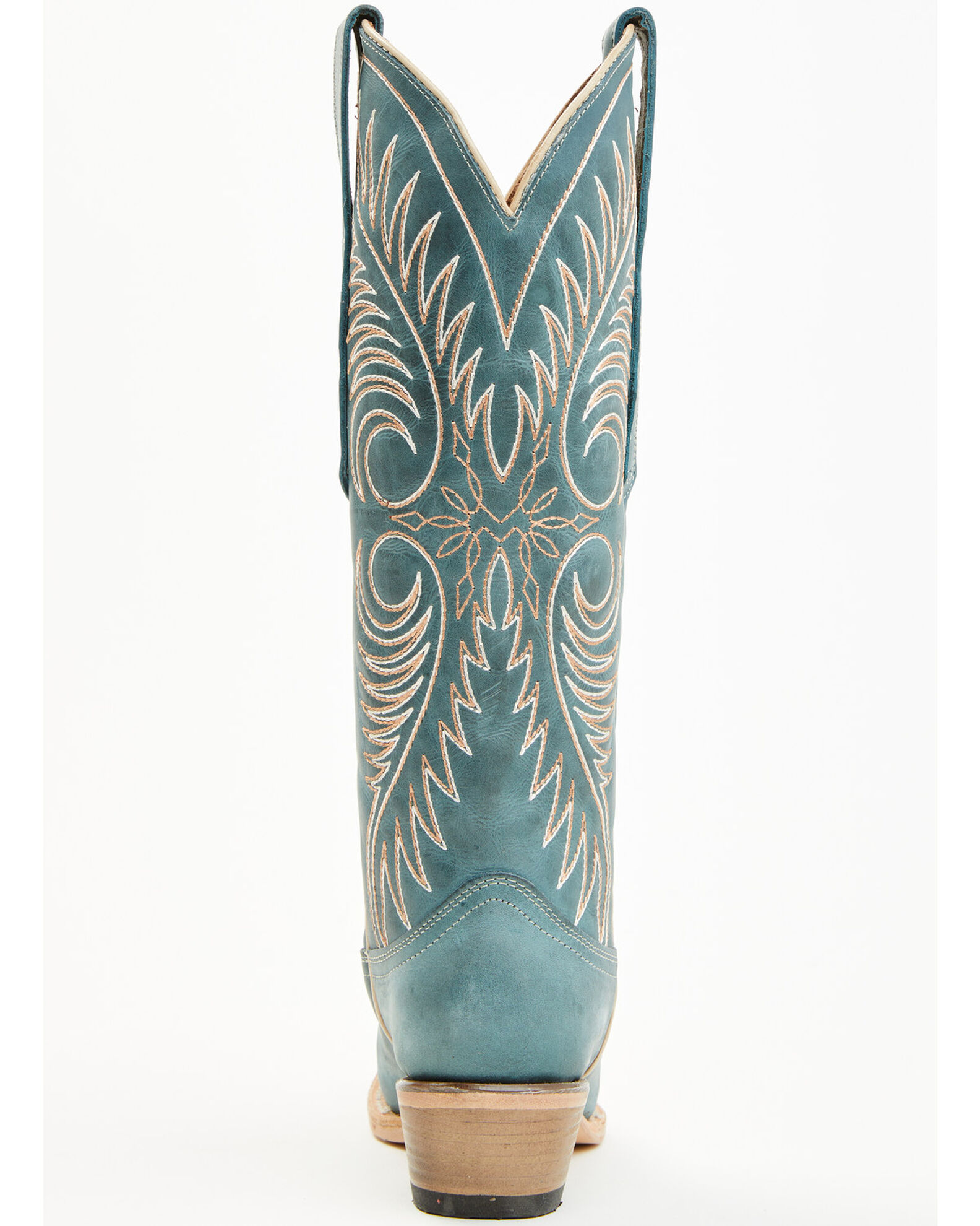 Circle G Womens Tall Western Boots Snip Toe Blue