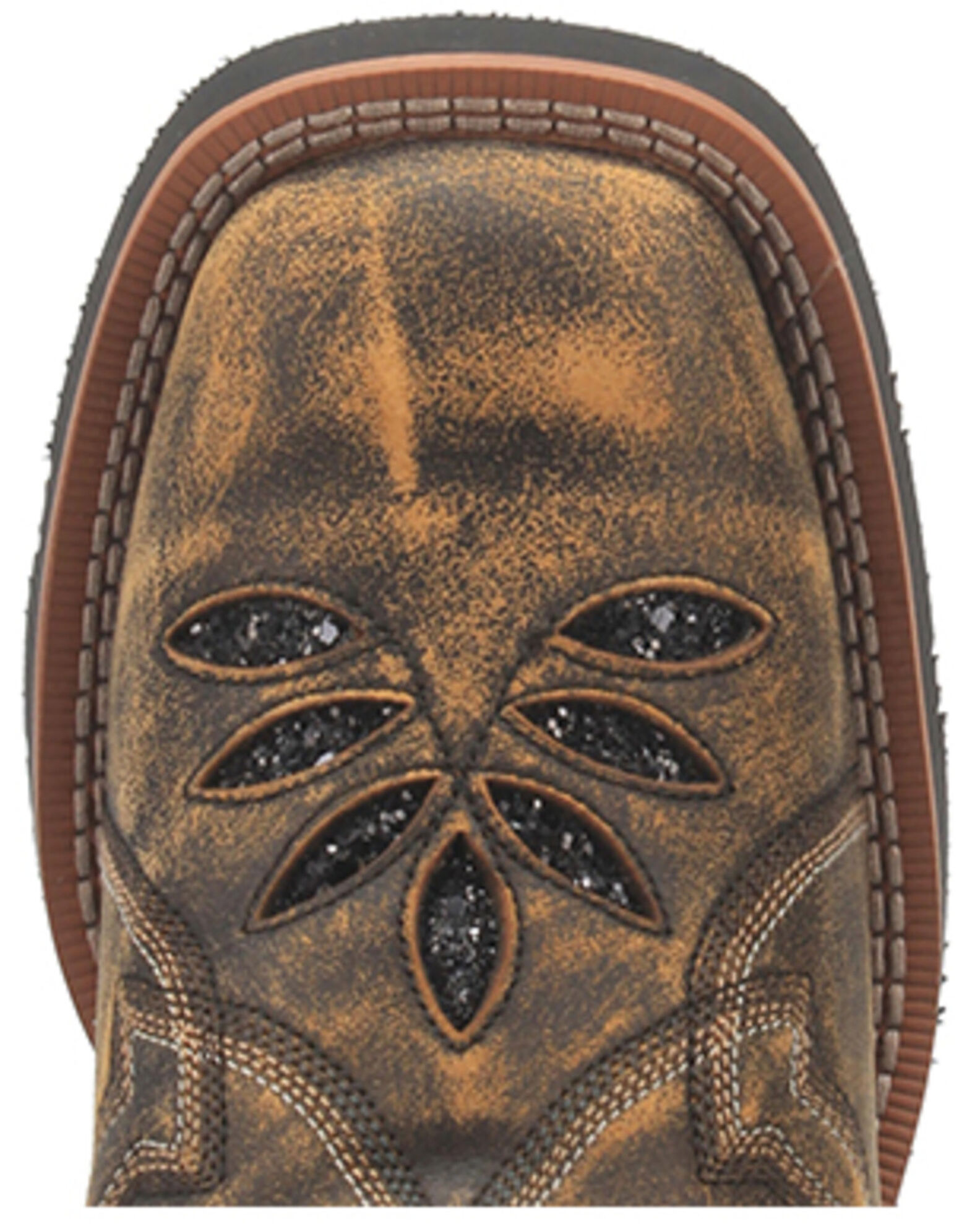 Laredo Women's Bouquet Western Performance Boots - Broad Square Toe, Brown