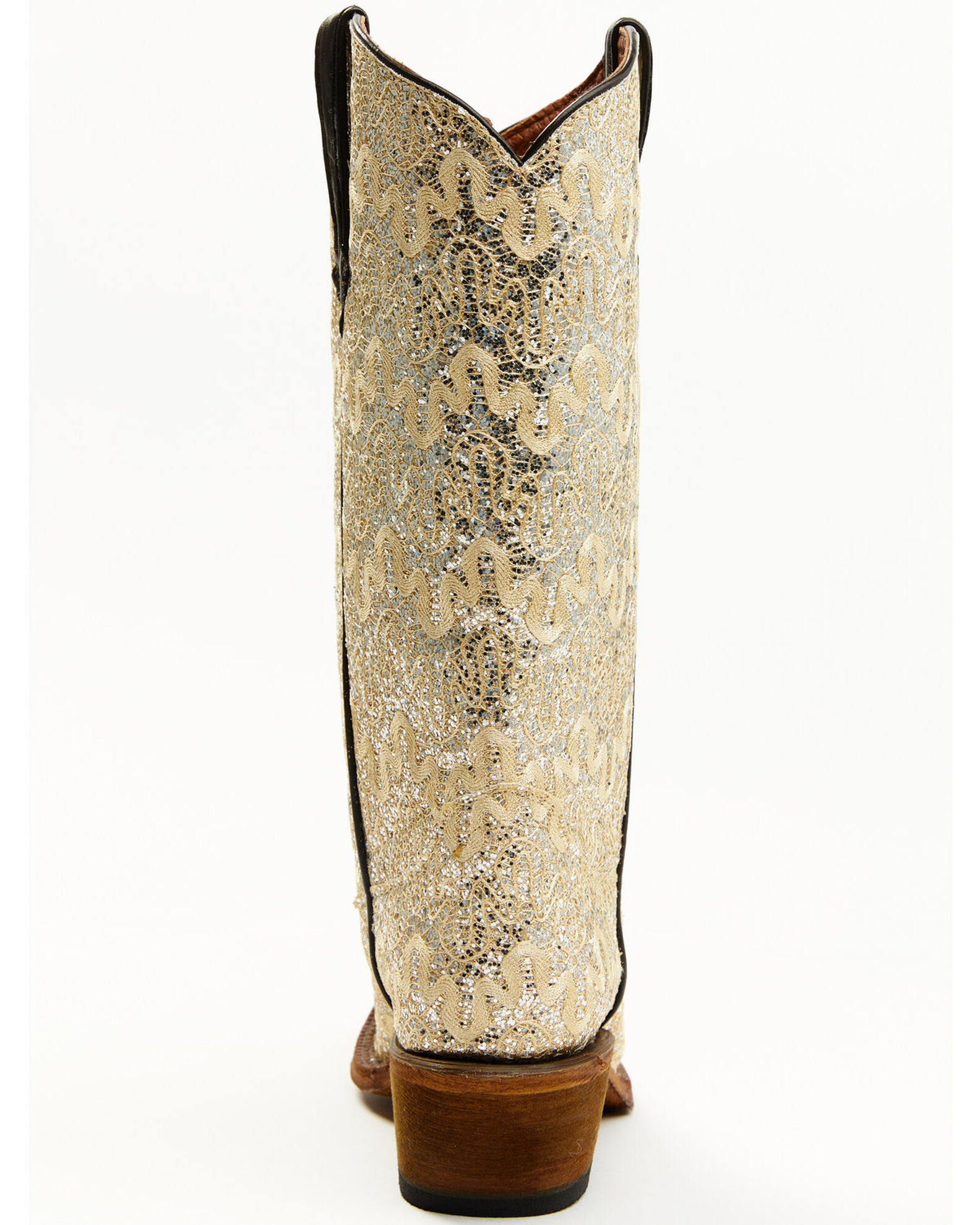 Tanner Mark Womens The Bride Shimmer Western Boots Square Toe