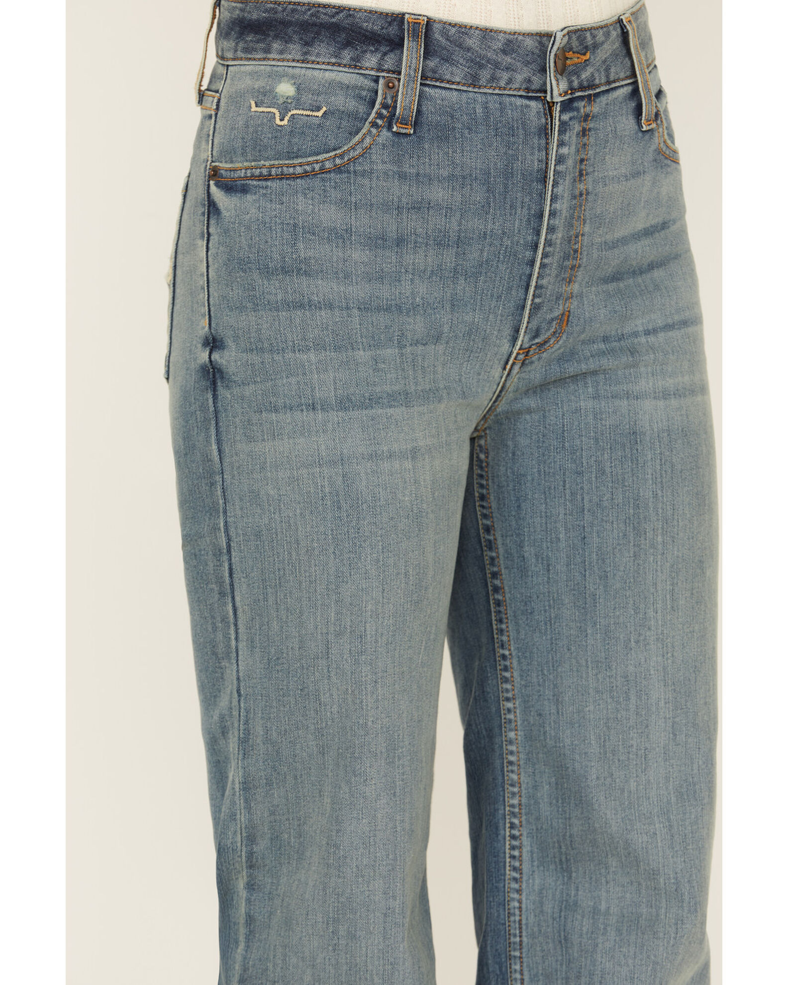 Kimes Ranch Women's Olivia Medium Wash High Rise Wide Leg Jeans, Medium ...