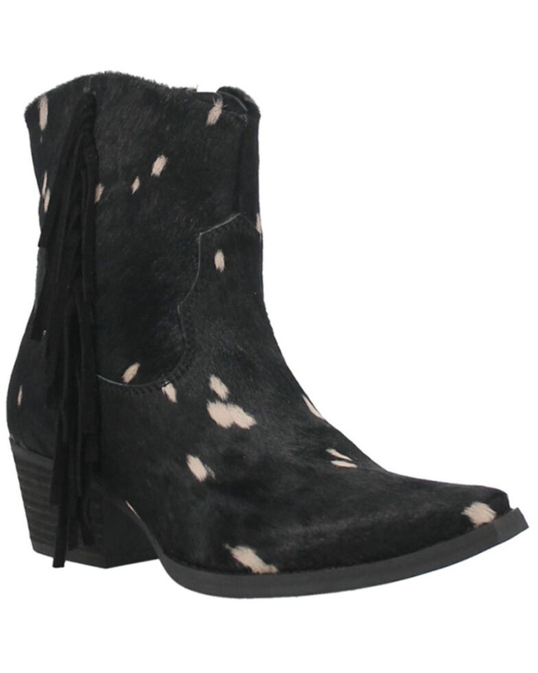 Dingo Womens Hair We Go Fashion Booties Snip Toe Boot Barn