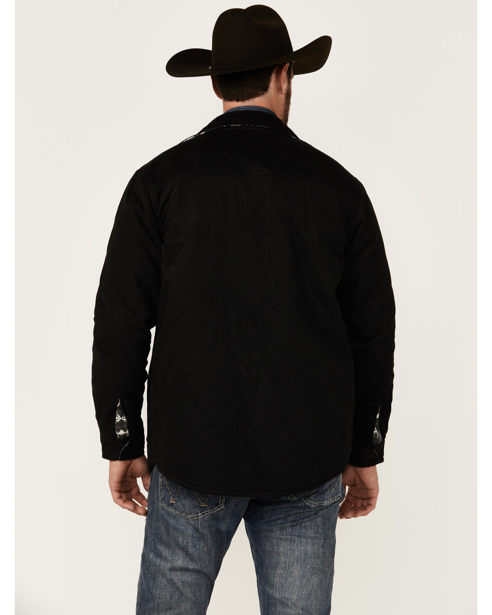 Rock & Roll Denim Men's Reversible Shacket, Charcoal